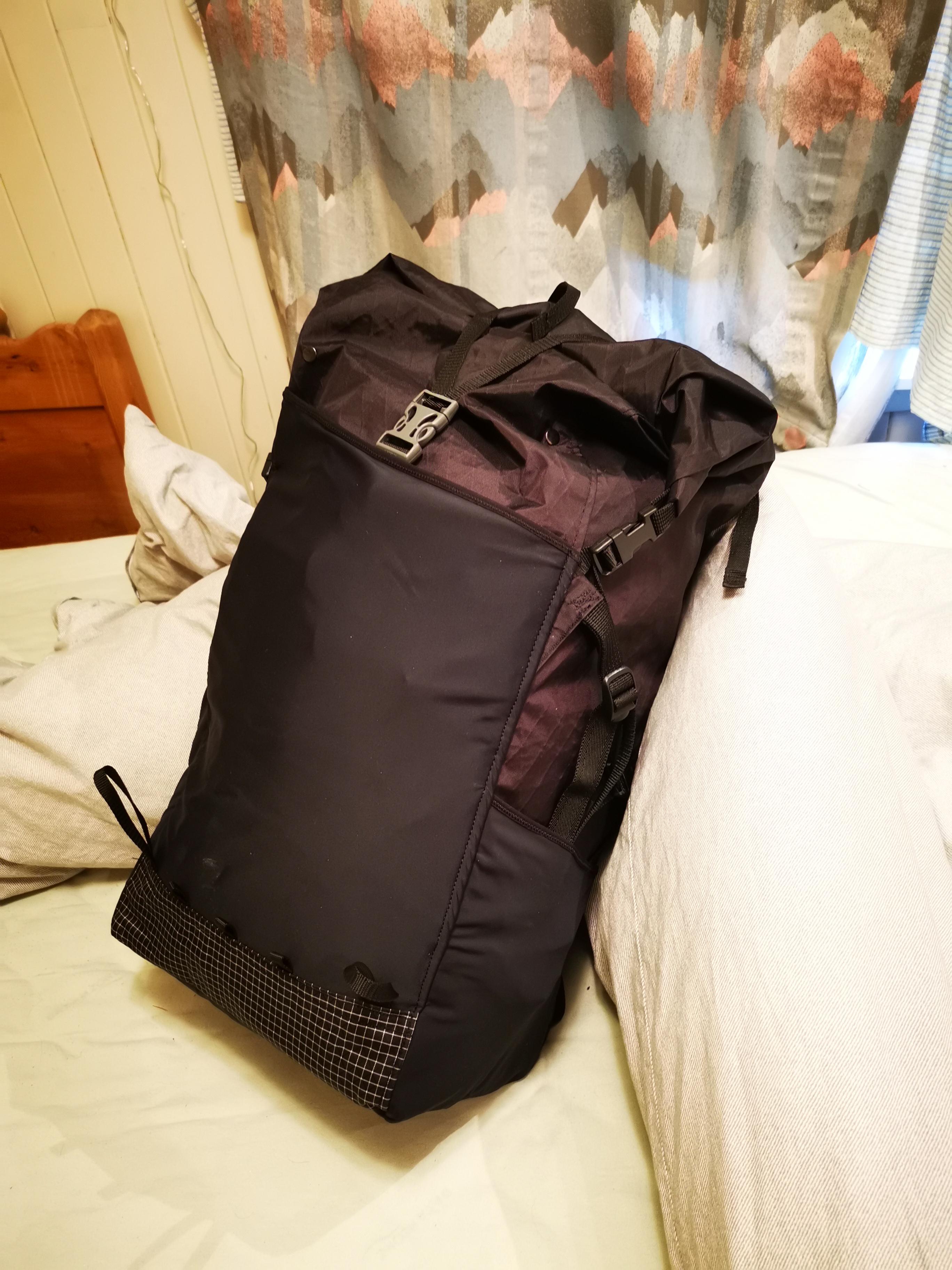 Discover more like Myog: First backpack project, 40L. rolltop and backpanel. Took some time but ...