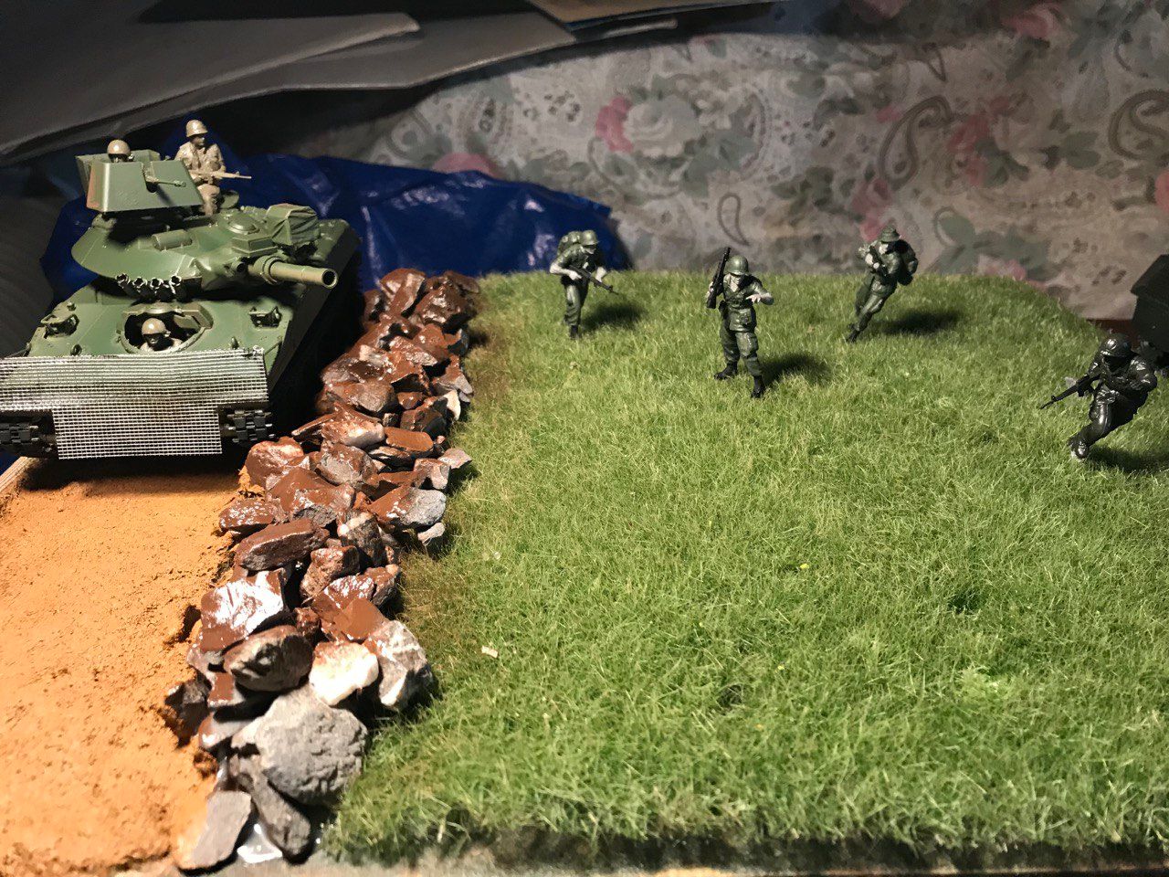 First diorama try (Vietnam patrol) unfinished | Scrolller