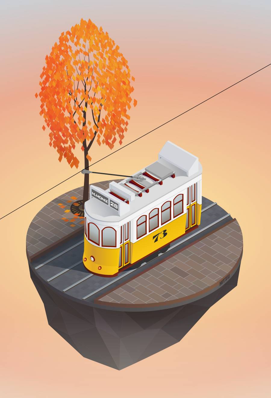 First entry here. Little tram | Scrolller
