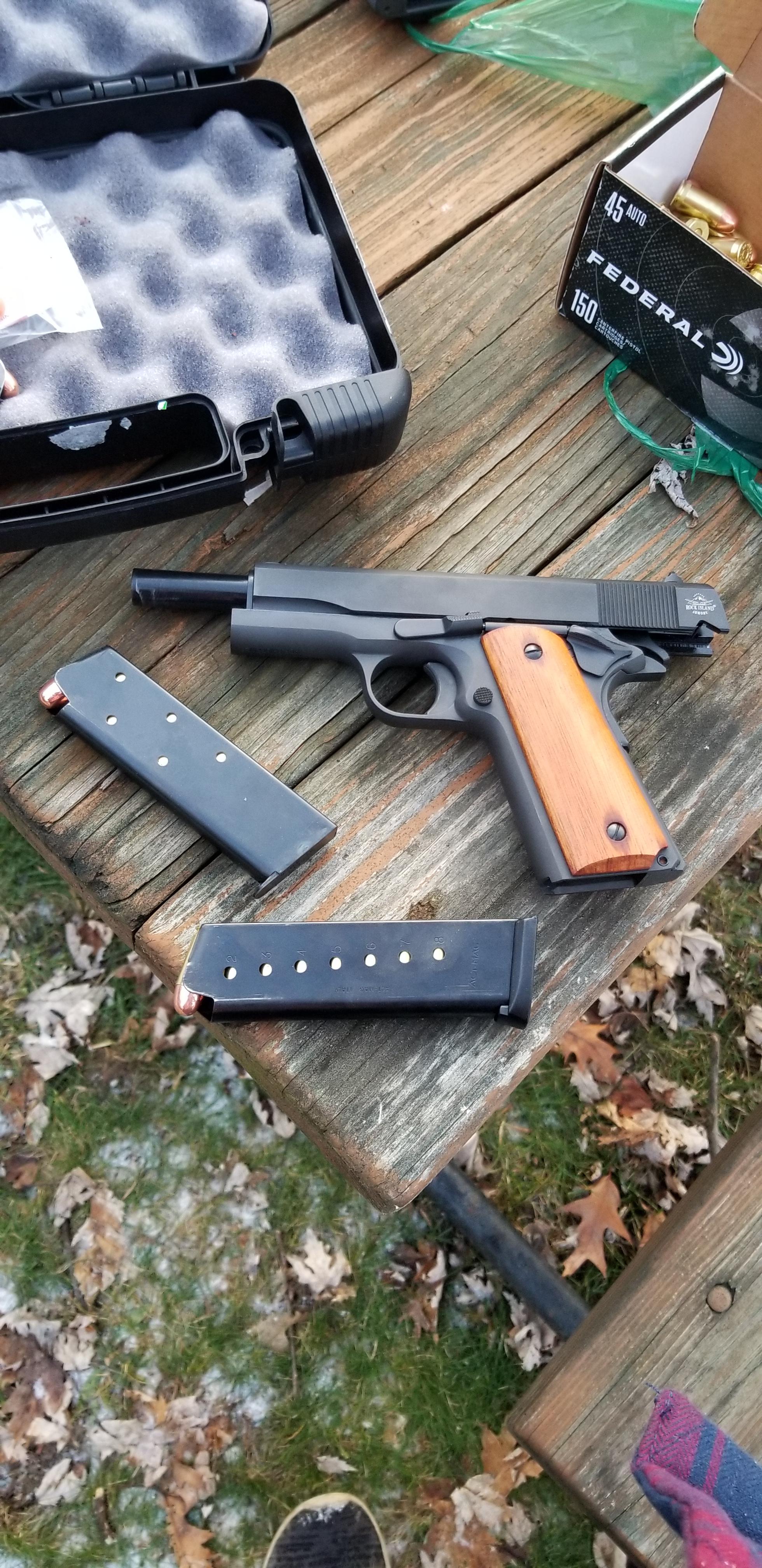 First gun purchase. Rock Island Armory GI standard FS | Scrolller