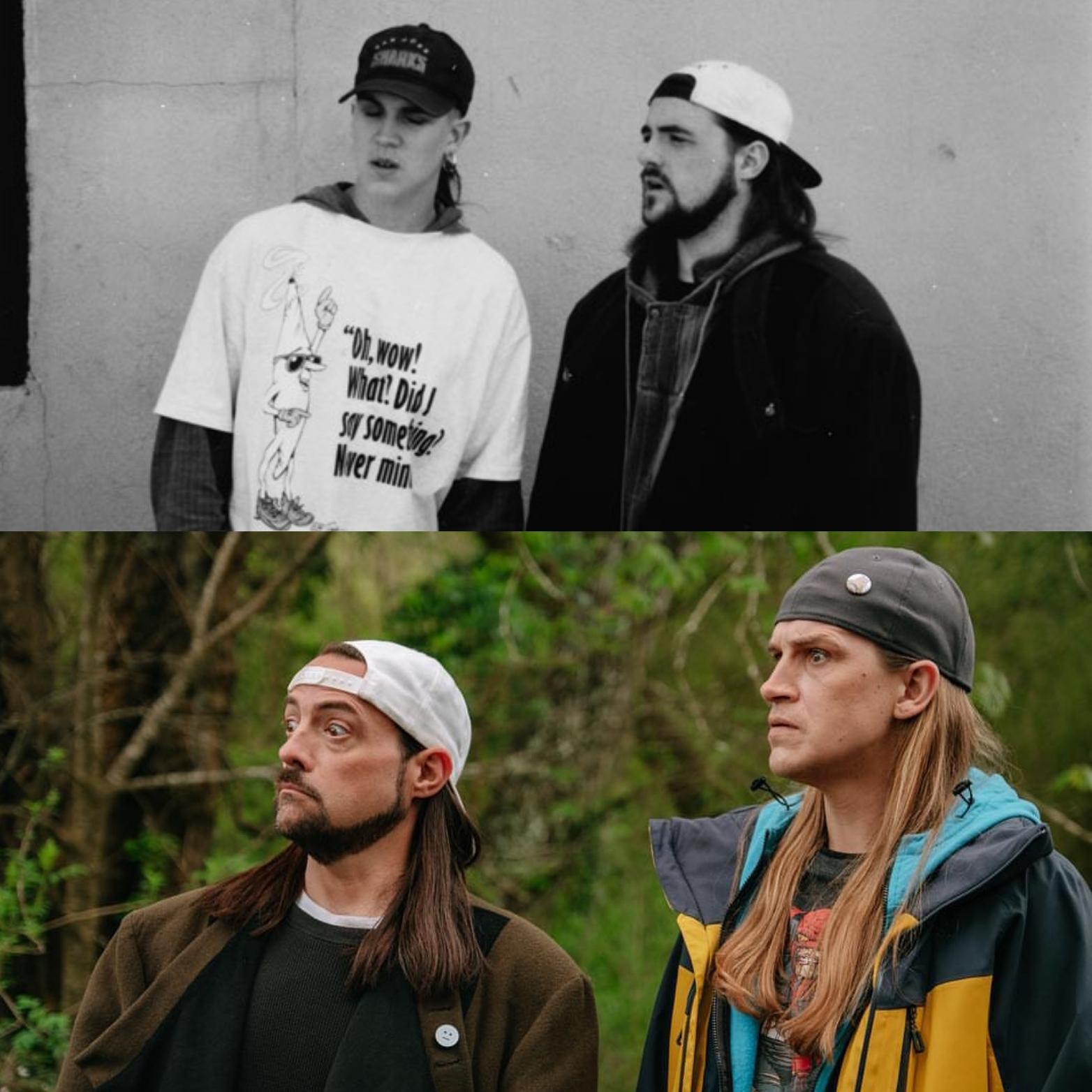 First image of Jay & Silent Bob Reboot along with one of their first scenes in Clerks | Scrolller