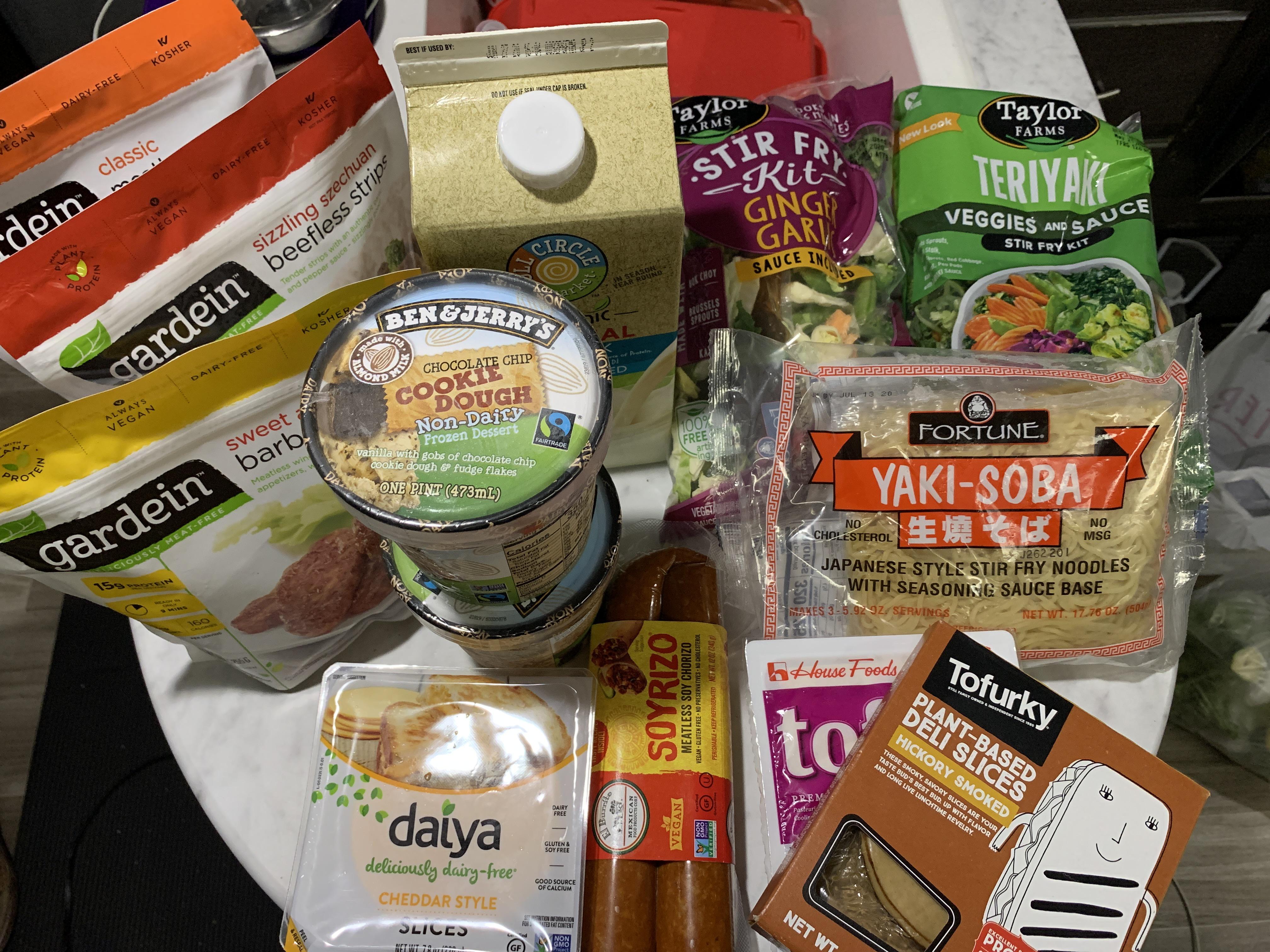 First intentional plant based grocery haul | Scrolller