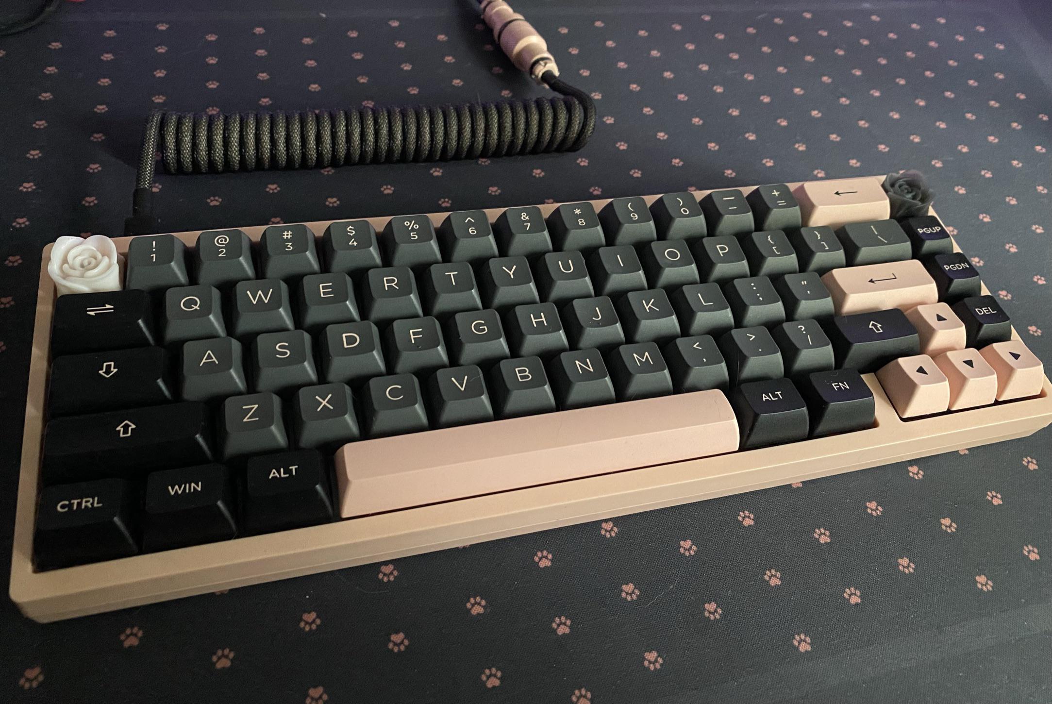 First keyboard build! KBD67 lite R2 in pink | Scrolller
