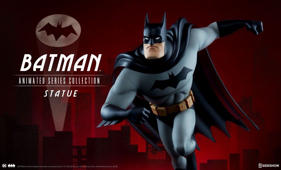 First look at Batman Animated statue from Sideshow Toys | Scrolller