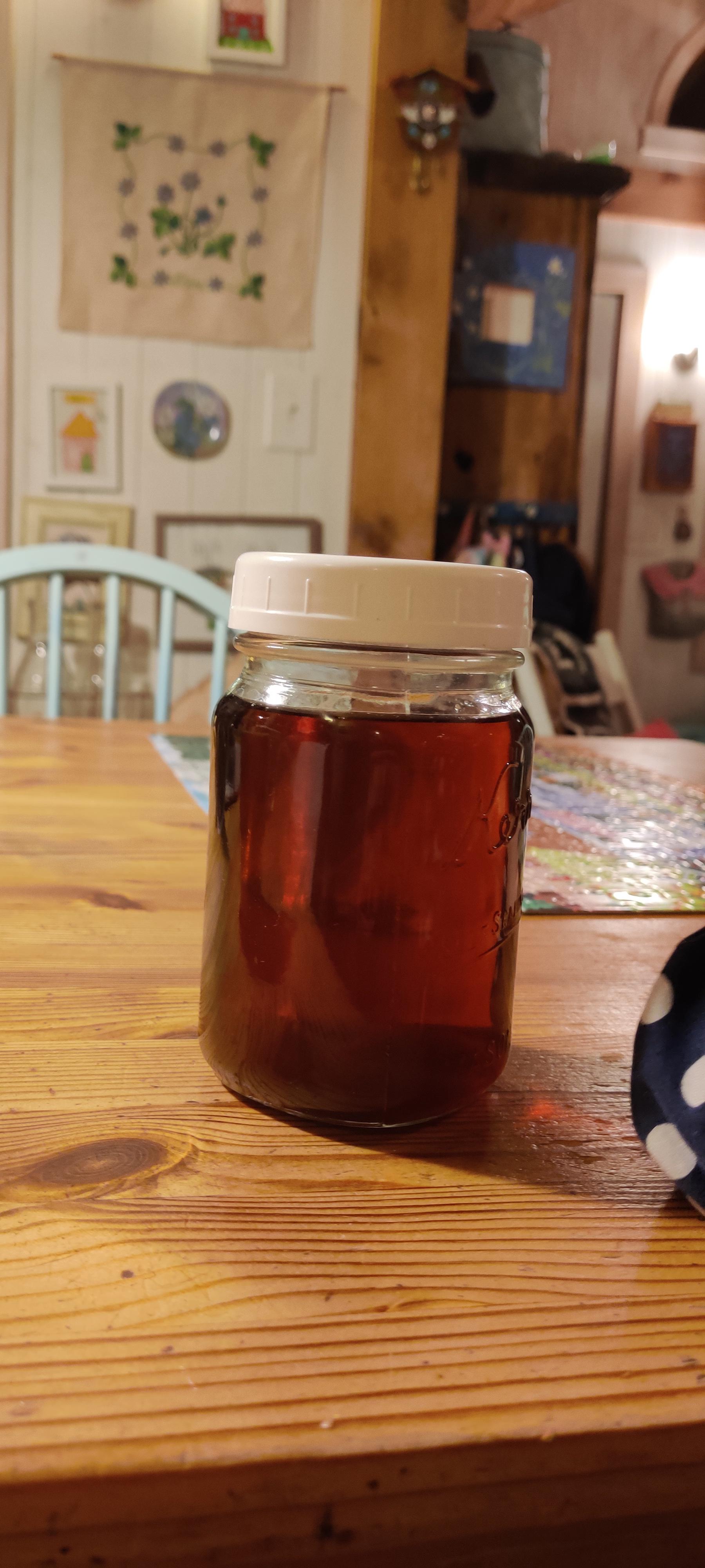 First maple syrup I've ever made what you think of the color | Scrolller