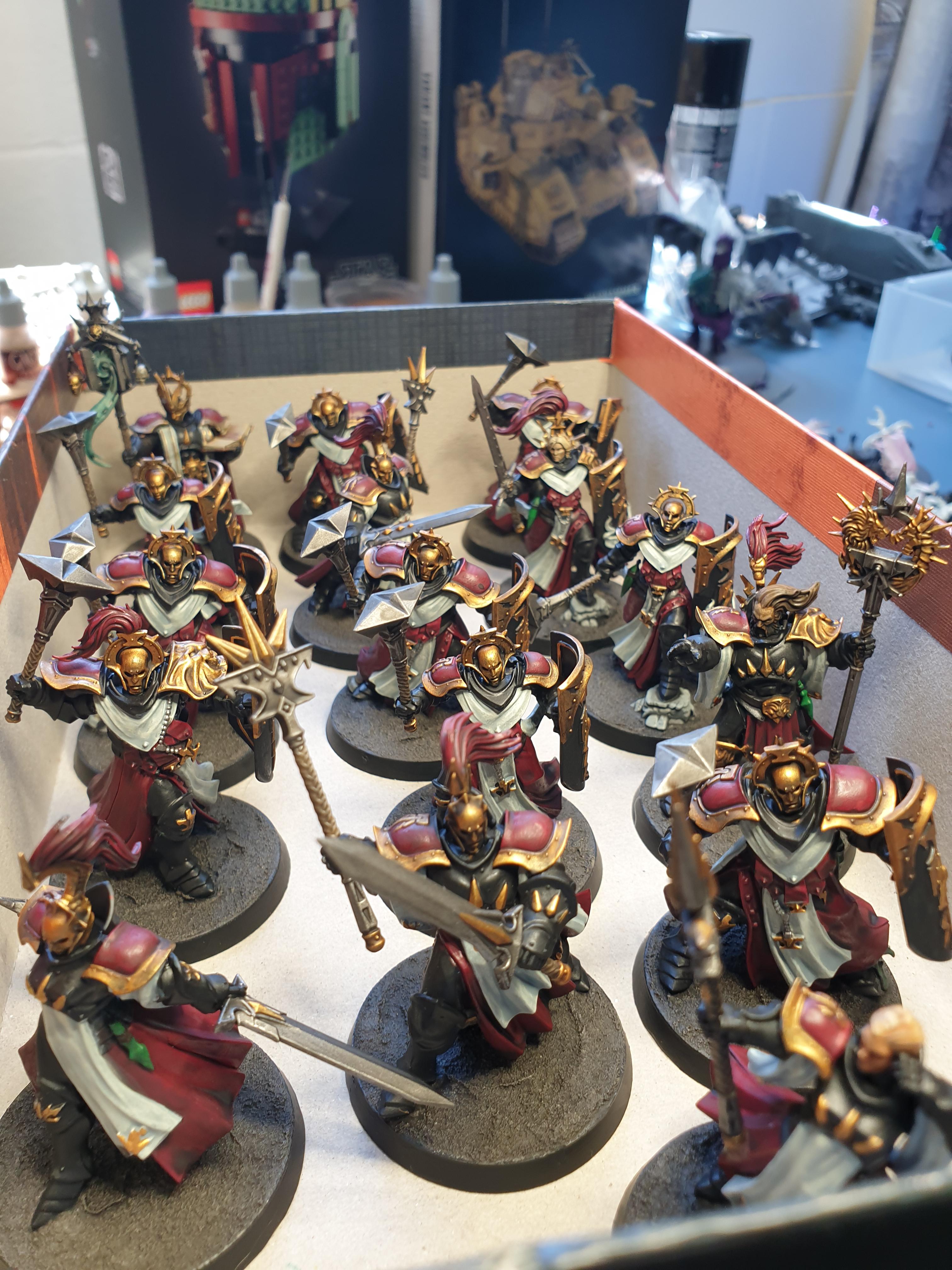 First minis done for 2021. 16 basic commission stormcast added to the army. | Scrolller