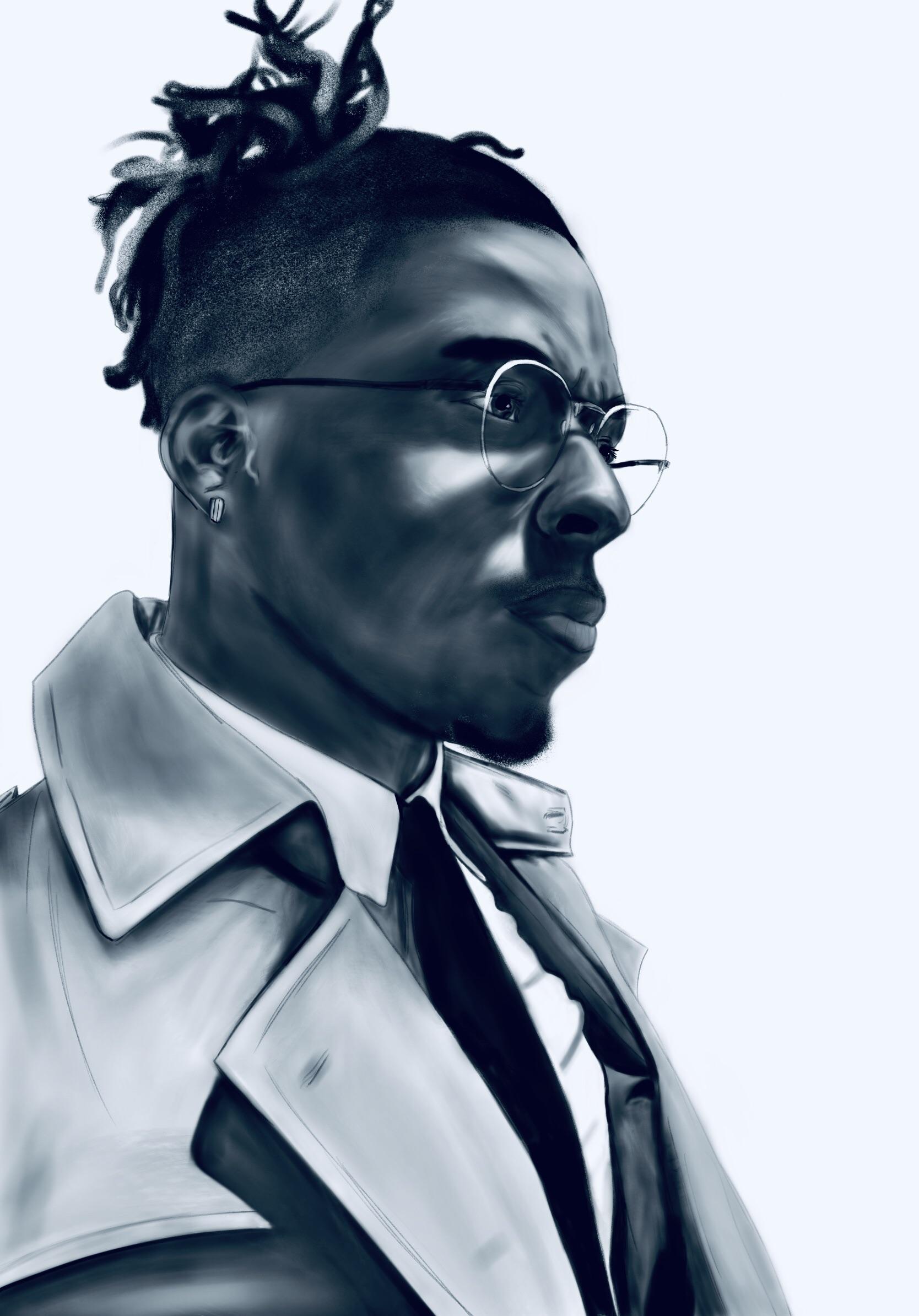 First portrait study on Procreate! | Scrolller