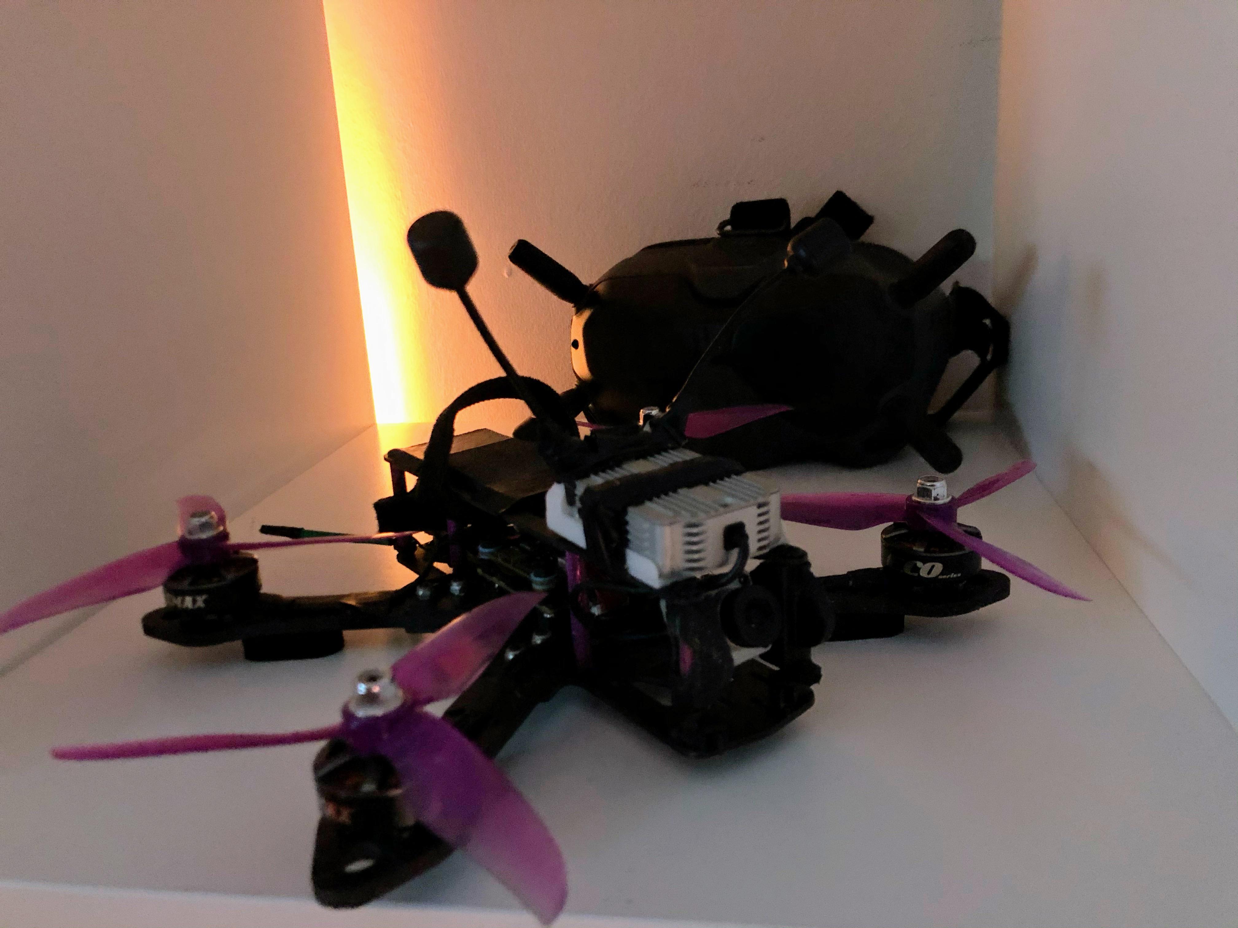 First Quad, First time I've ever soldered | Scrolller