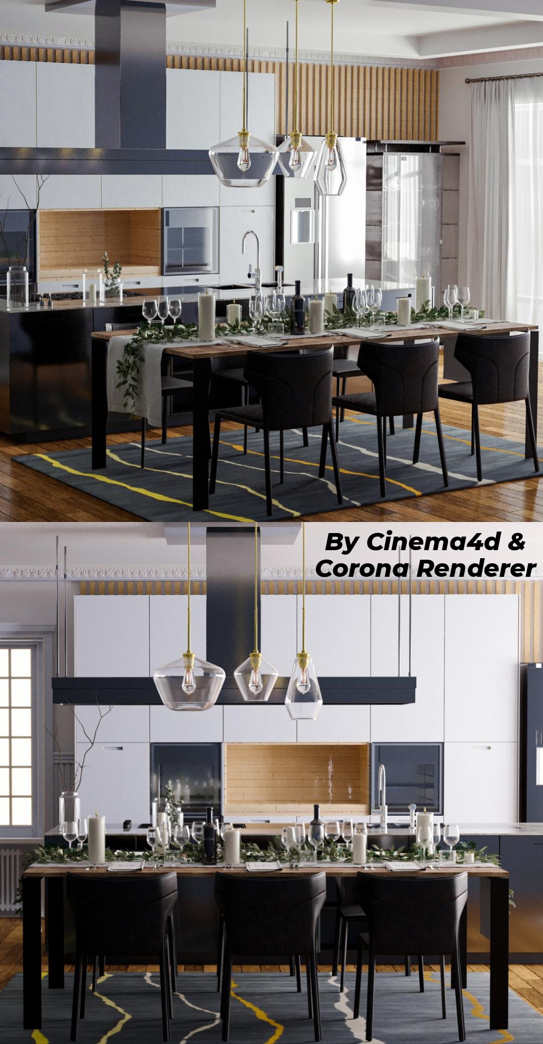 First render with Corona | Scrolller