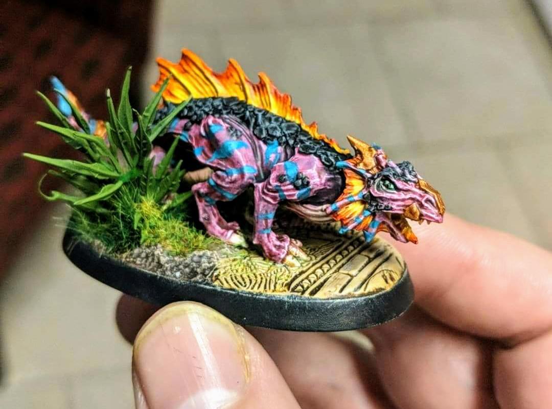 First salamander down, probably going to do each a different pattern | Scrolller