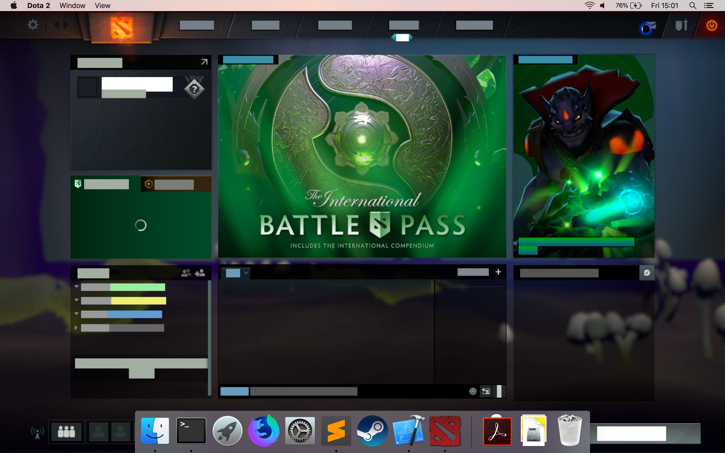 First screenshot of Dota2 running on gfx-portabilty with Metal backend | Scrolller