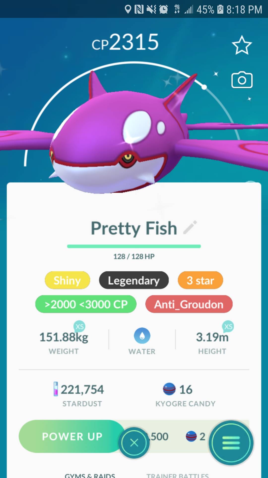 First shiny legendary, HAIL YEA | Scrolller