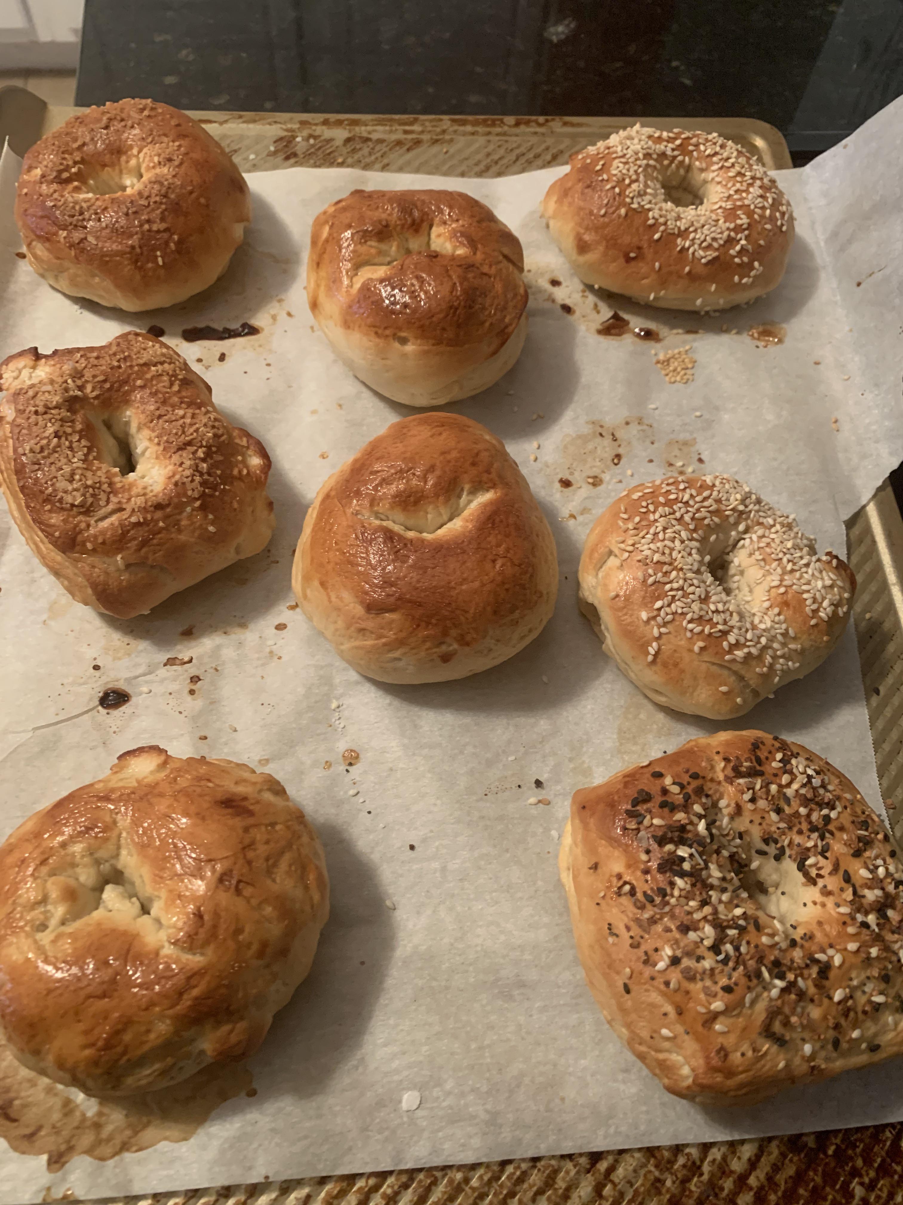 First time bagels. Need to work on shape | Scrolller