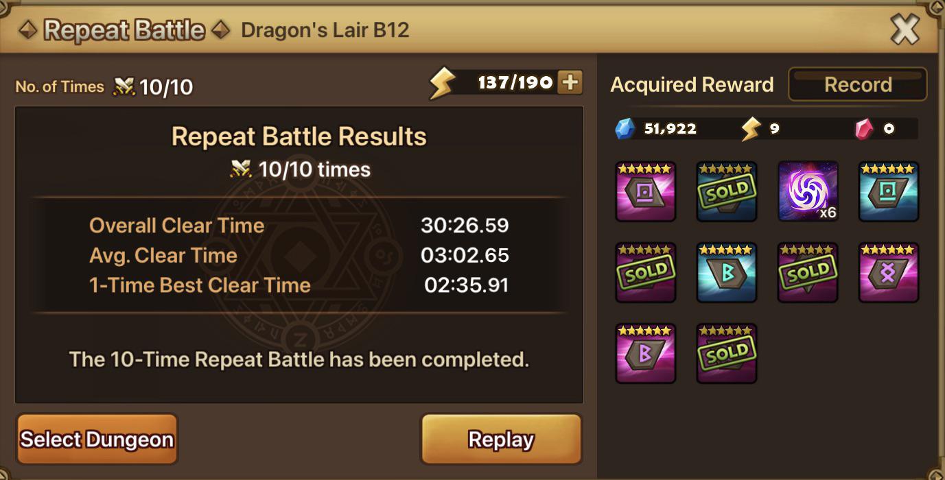 First time clearing DB12 10 times in a row | Scrolller