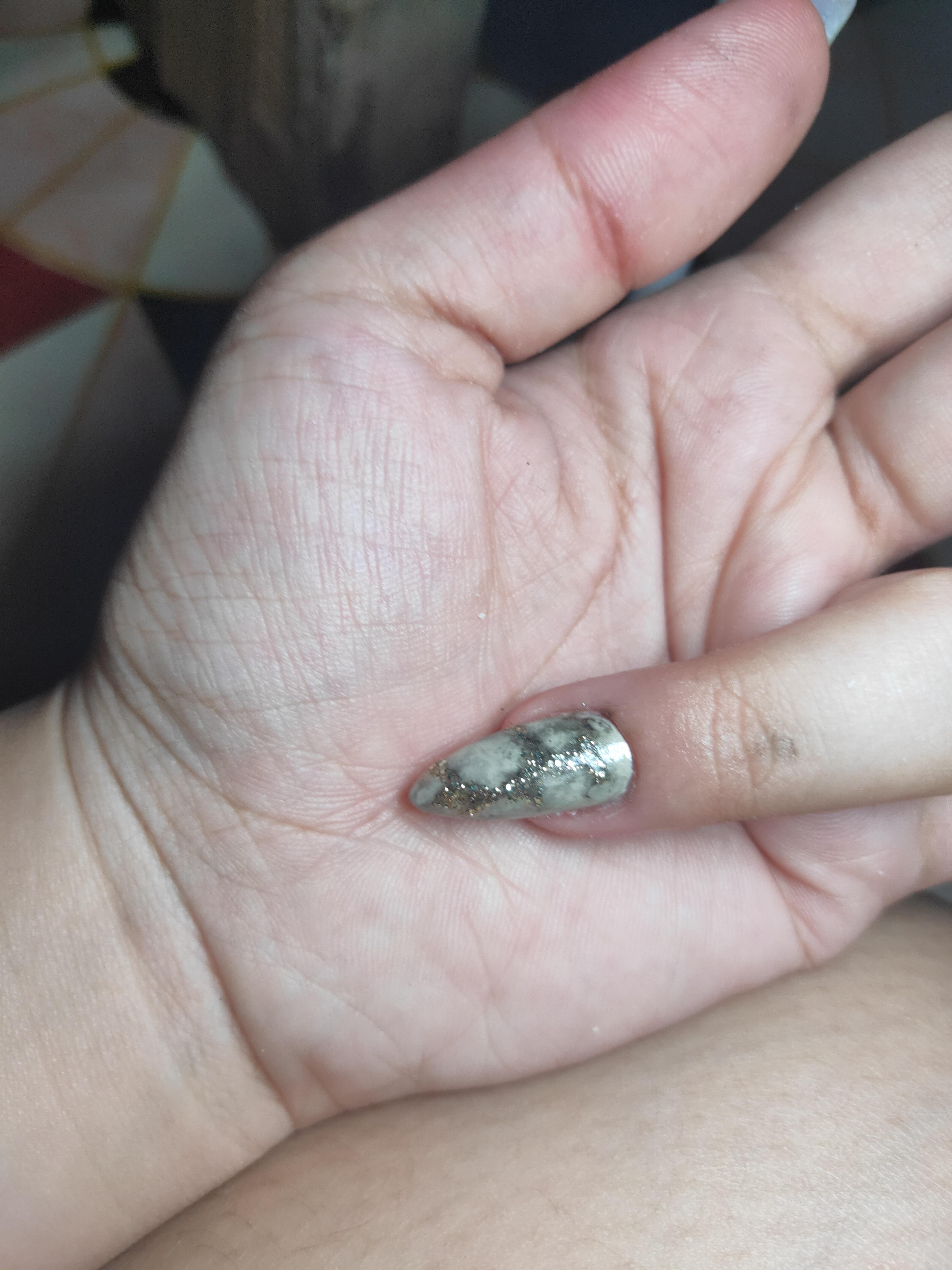 first time doing marble nails | Scrolller