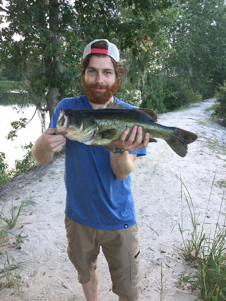 First time getting anything on top water, probably my PB bass | Scrolller