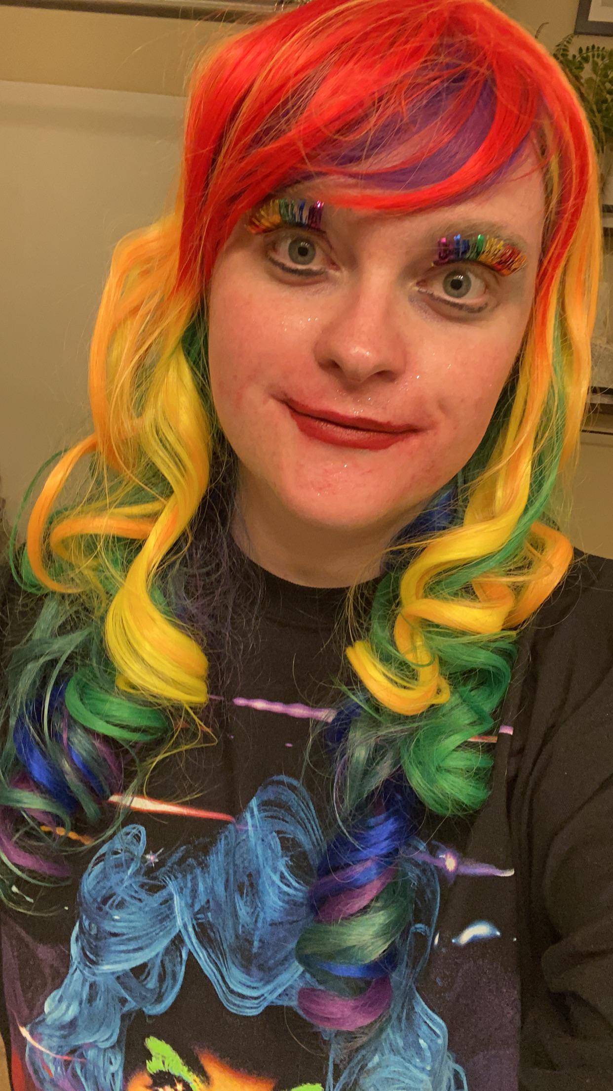 First time having ever dressed like this, from a Pride event back in April… lol | Scrolller