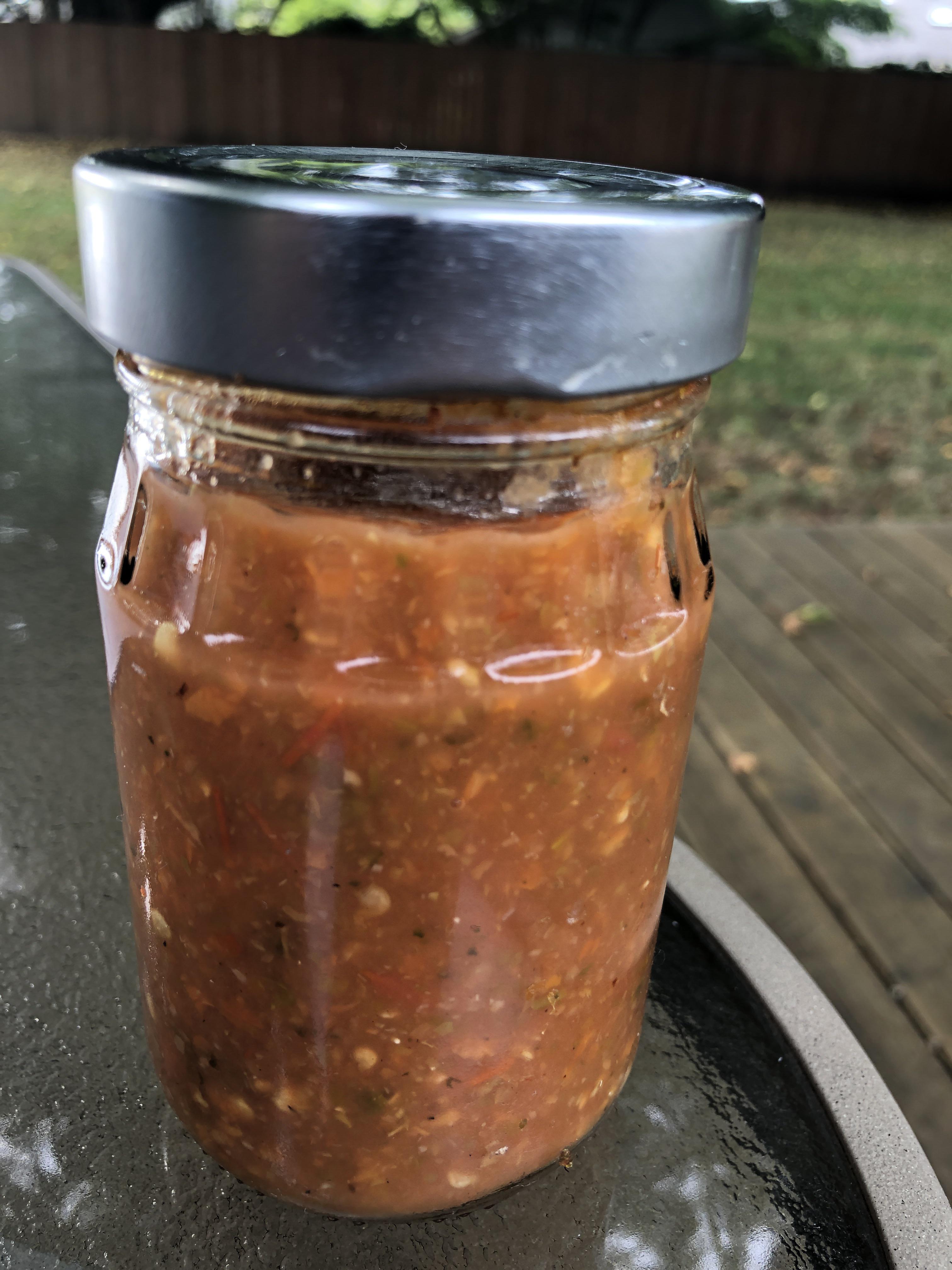First time jumping into the fire with a simple habanero salsa. | Scrolller