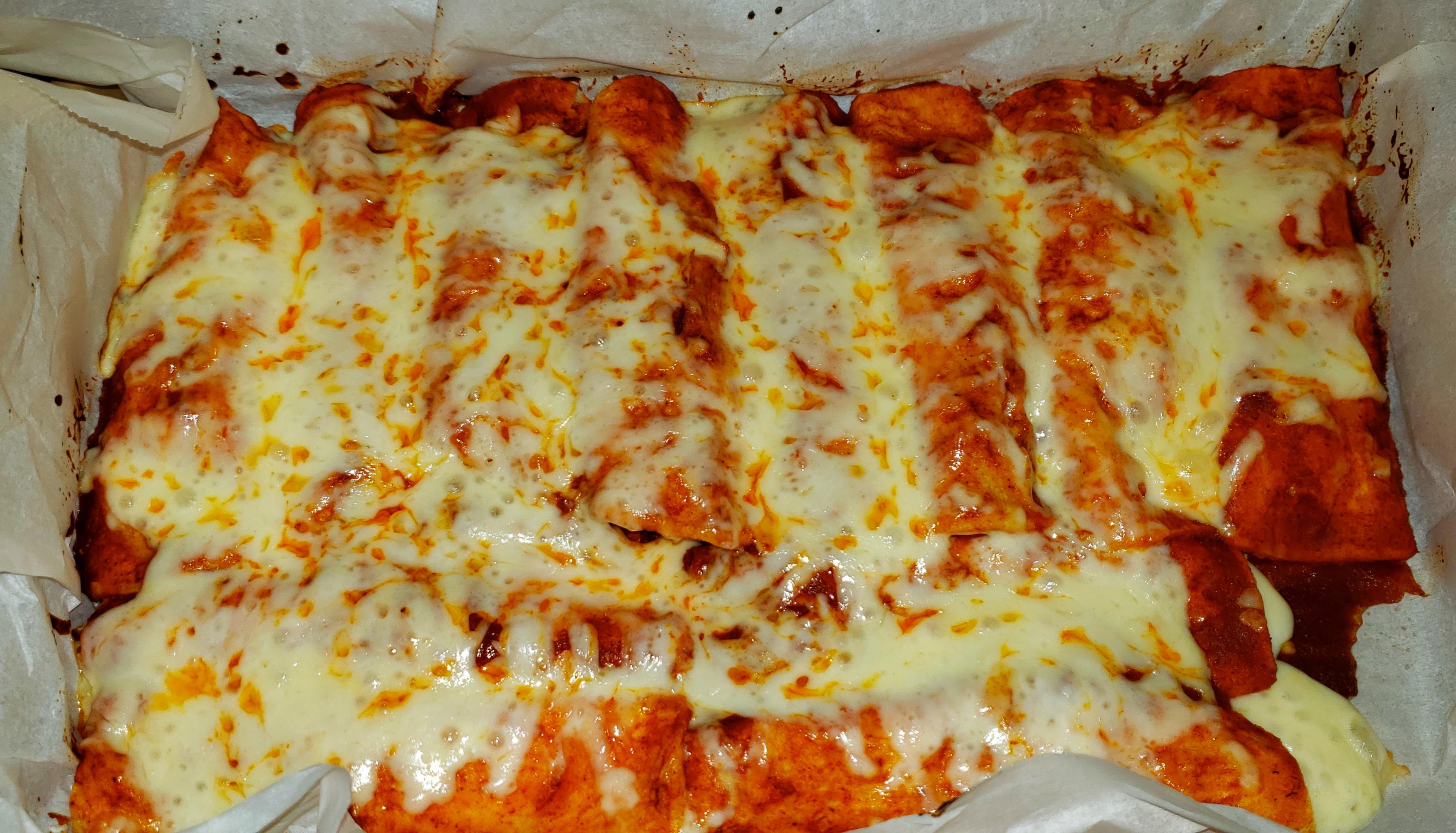 First Time Making Enchiladas Rojas Chicken & Cheese | Scrolller