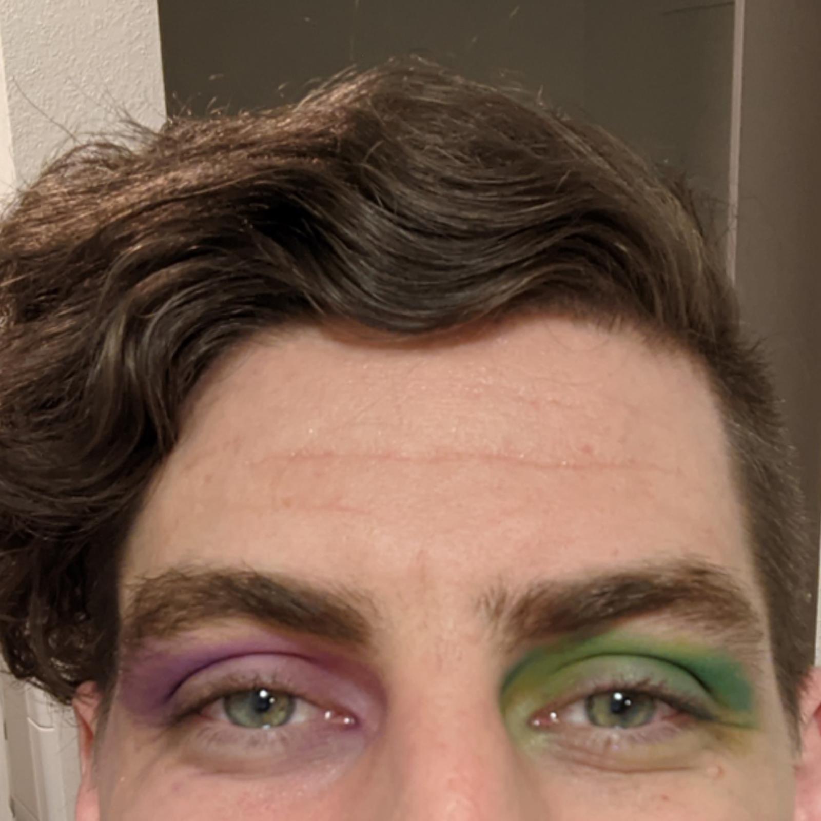 First time playing with eye shadow(please be nice!) | Scrolller