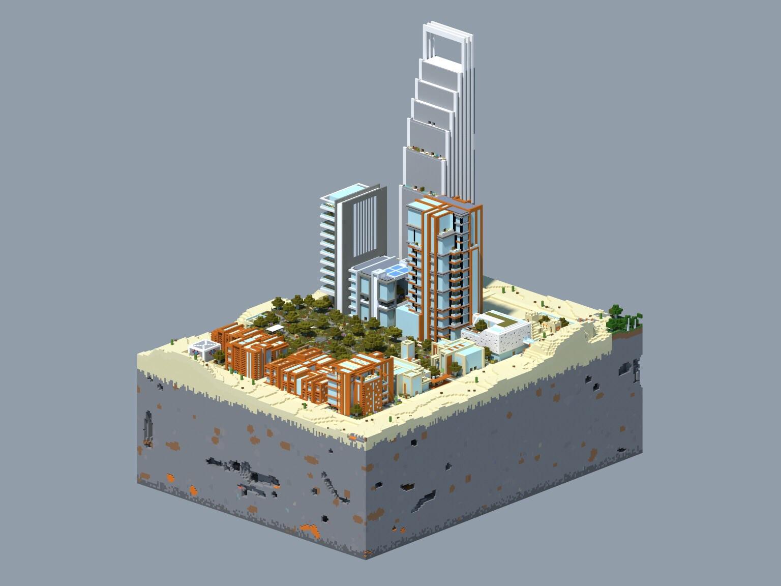 First time using the isometric render on my city in 1.13. What do you guys think? | Scrolller