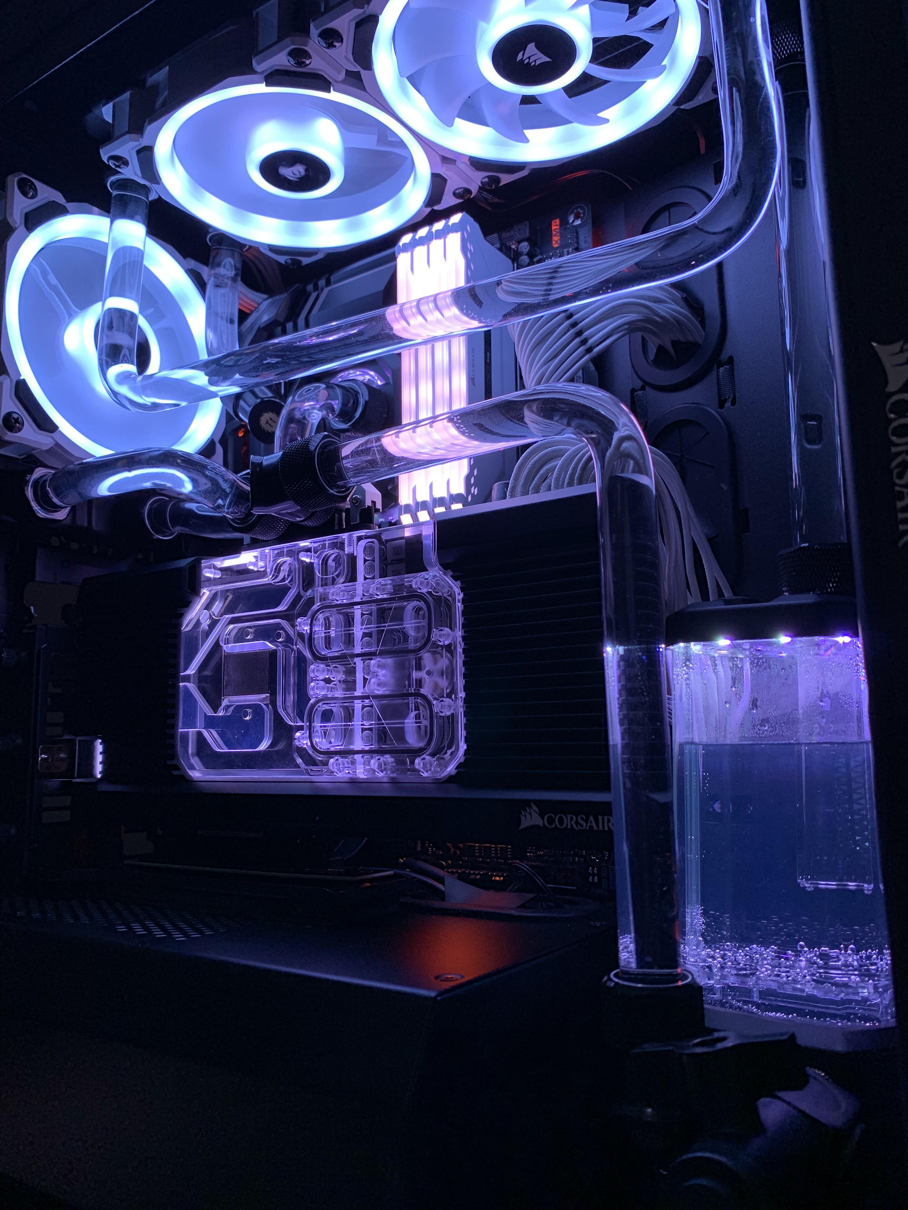 Really proud about how my first water cooled build came out. | Scrolller