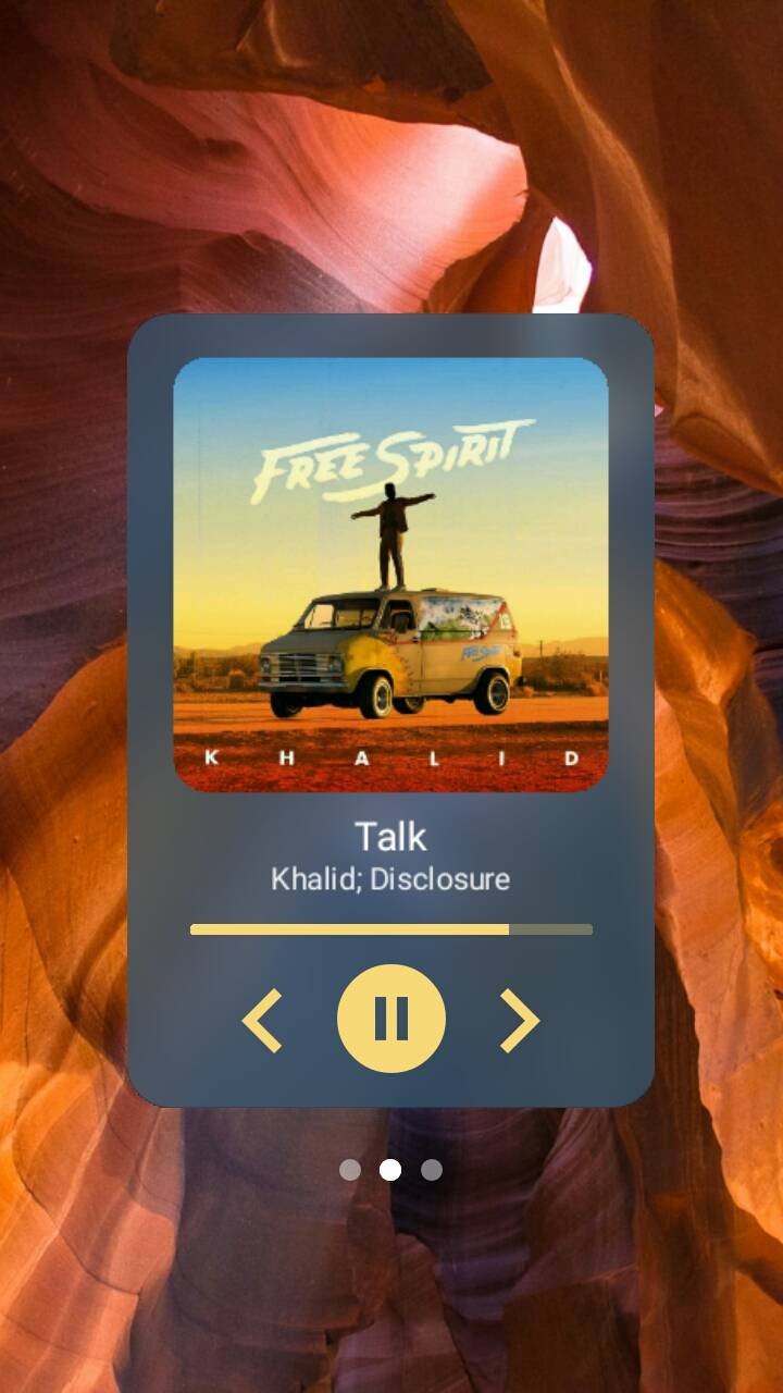 First widget I made with KLWP | Scrolller