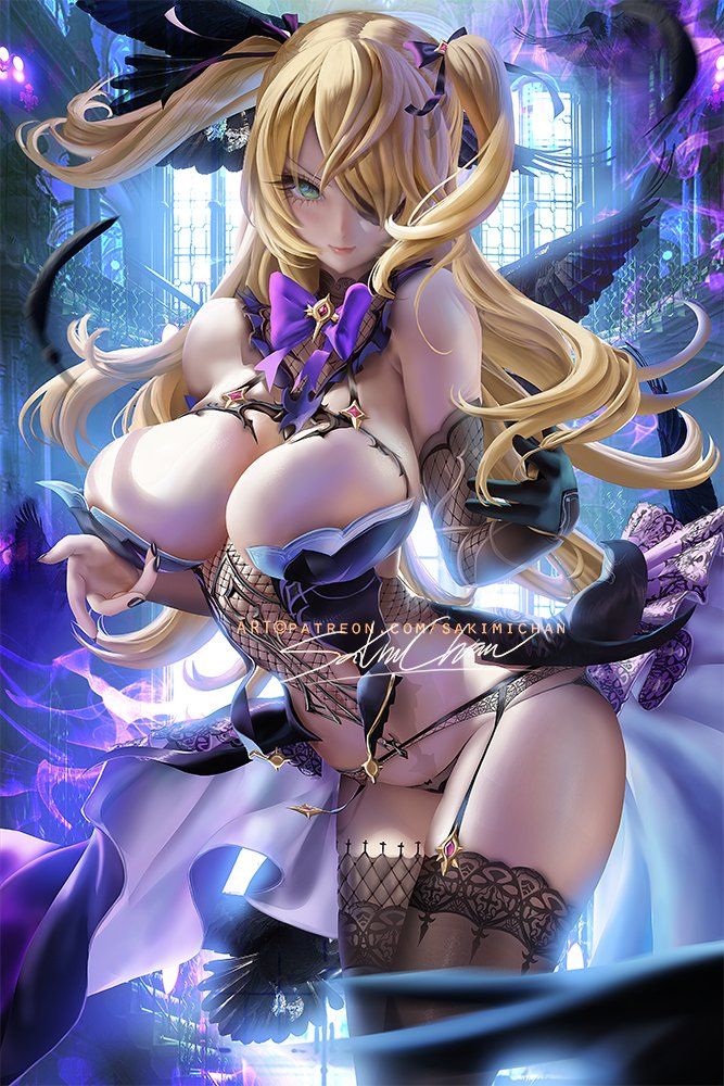 Fischl Ppinup (Genshin Impact) Art by SakimiChan | Scrolller