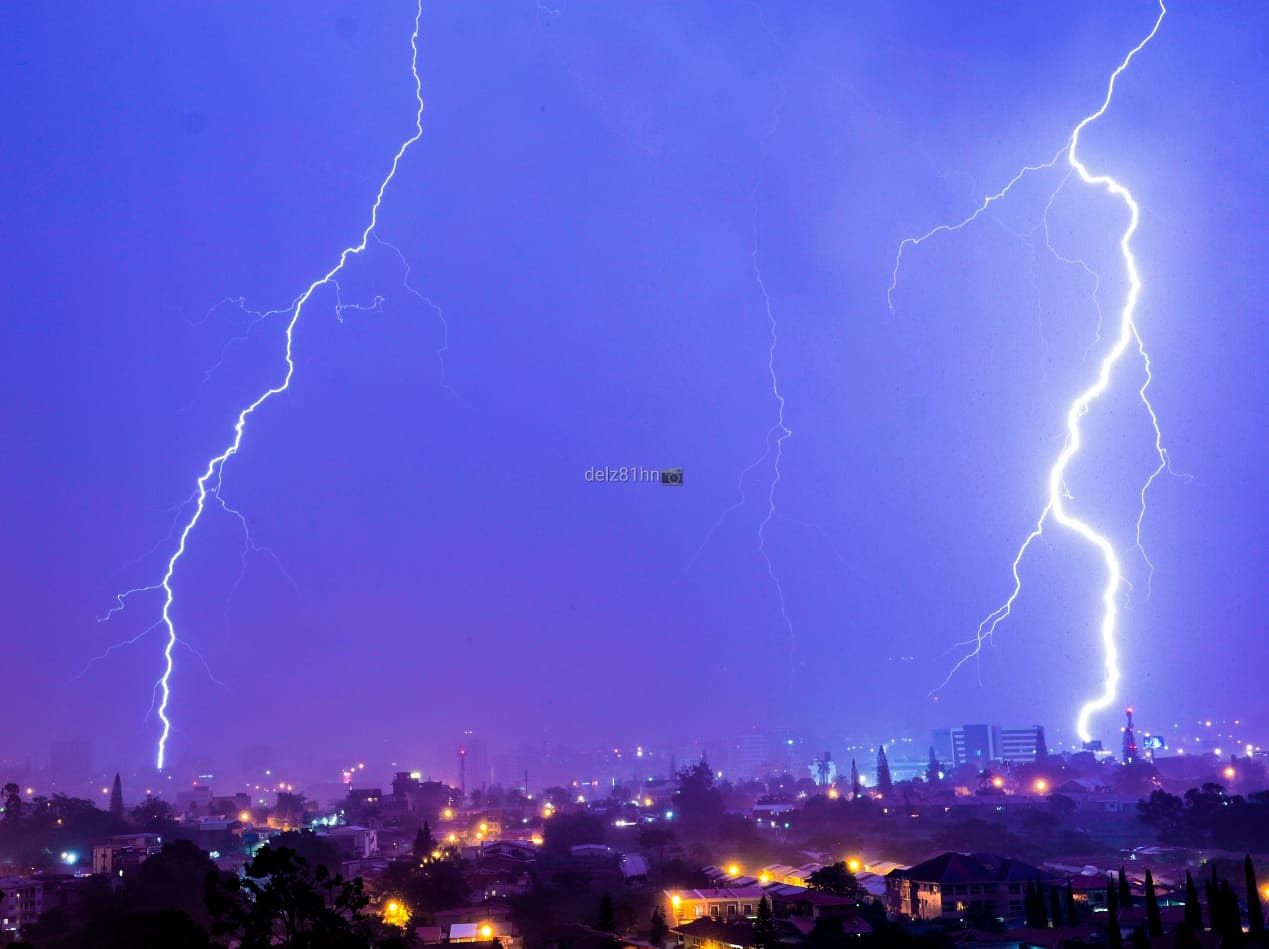 Flashes during a thunderstorm on May 26th, 2020. Waddaya think? | Scrolller