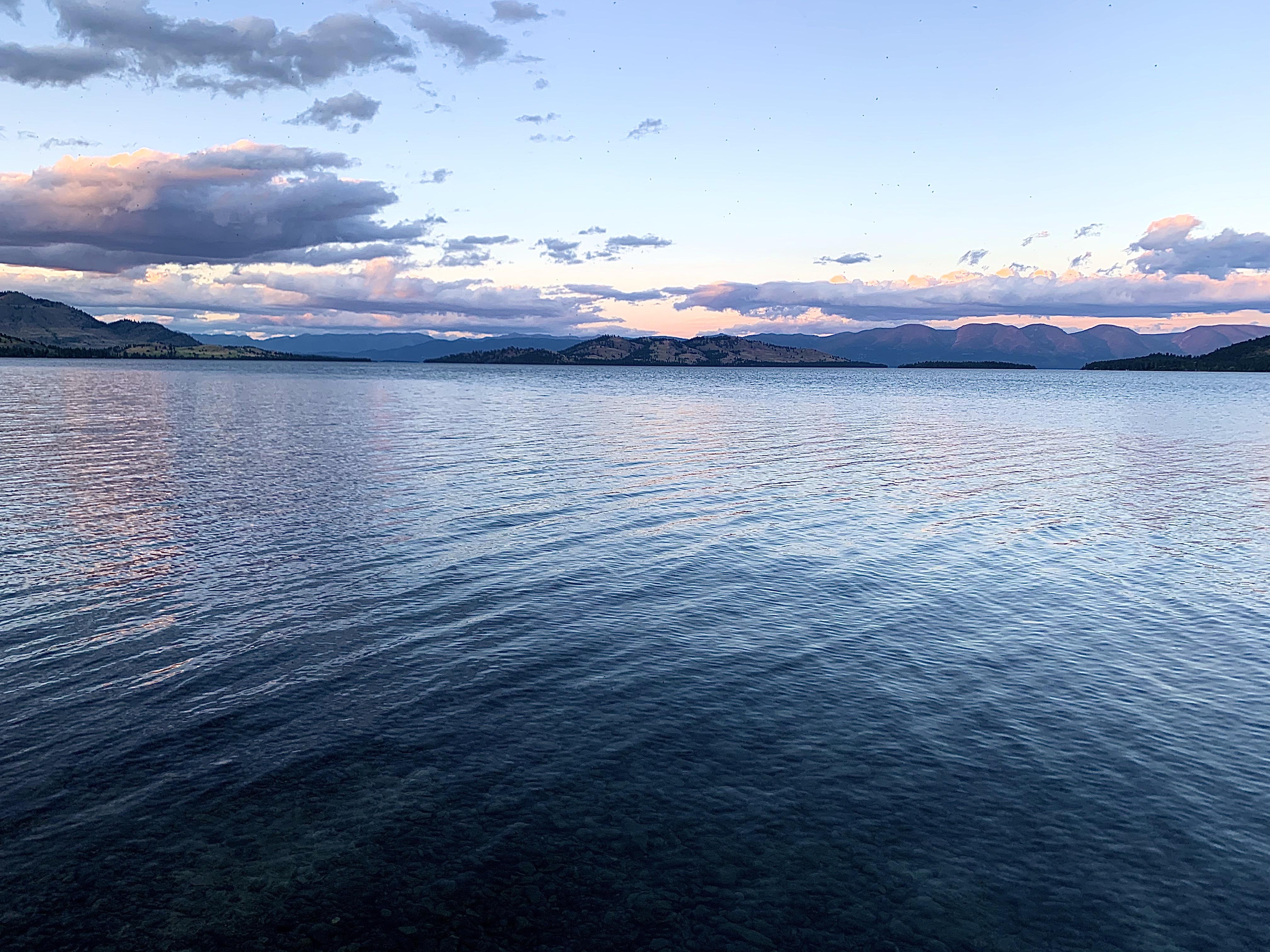 Flathead Lake sunset | Scrolller