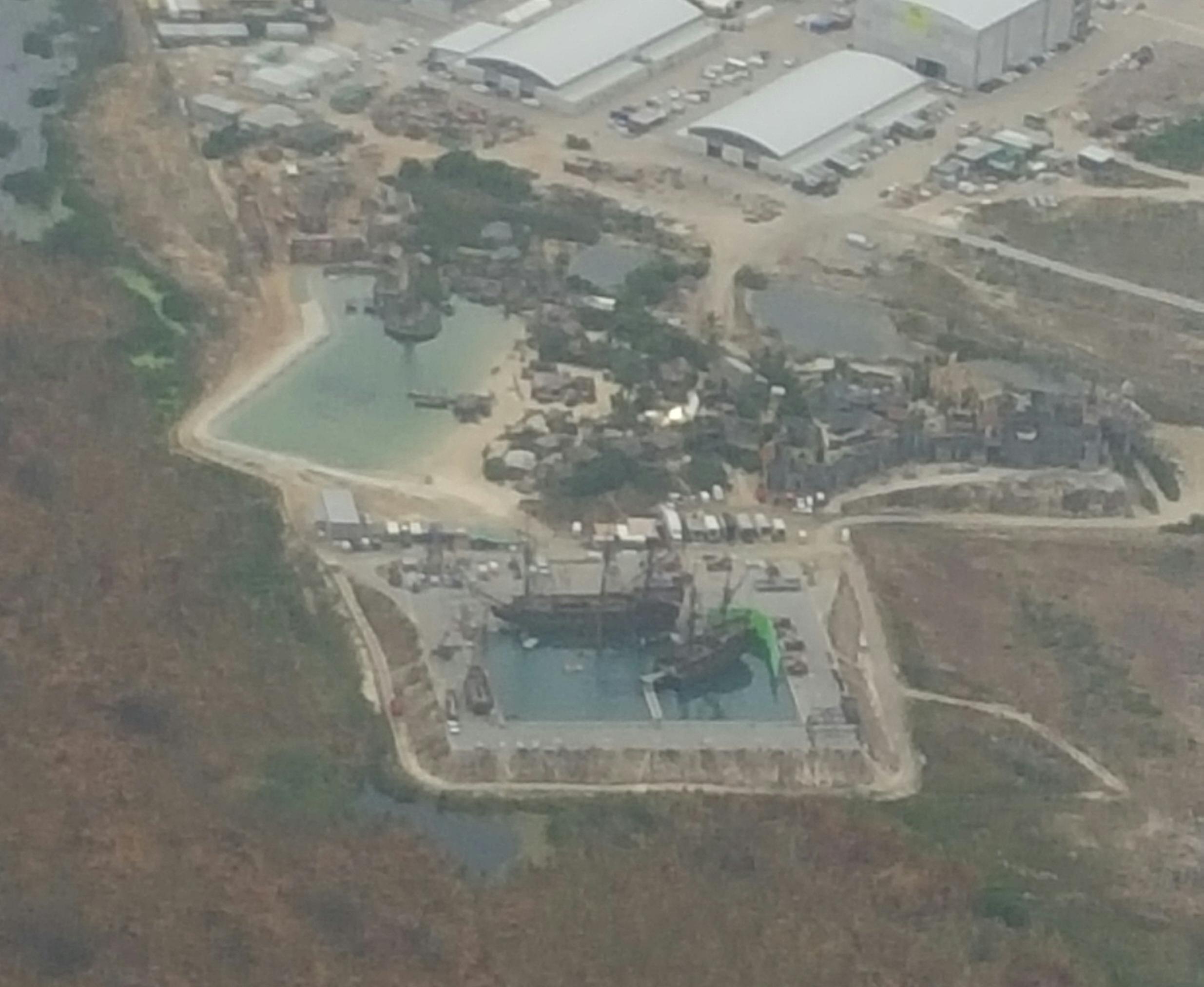 Flew into Cape Town today and my brother spotted the set.(sorry about ...