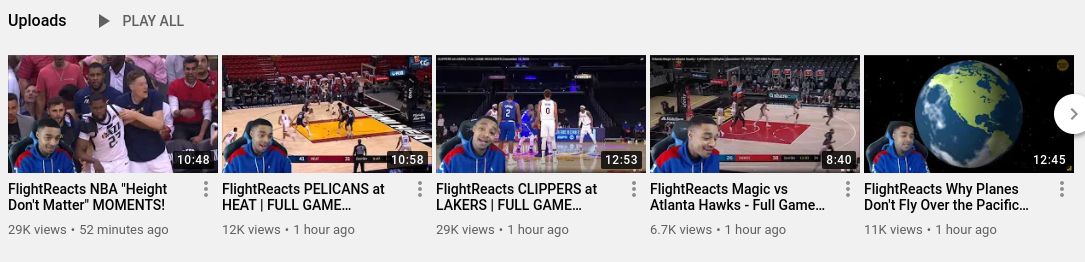 Flight is so inspirational, he uploads 5 videos daily. | Scrolller