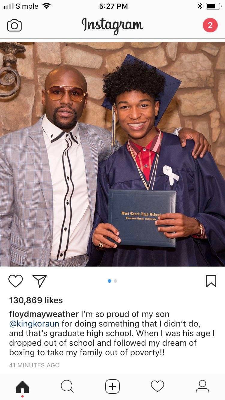 Floyd Mayweather the king of the humblebrag. | Scrolller