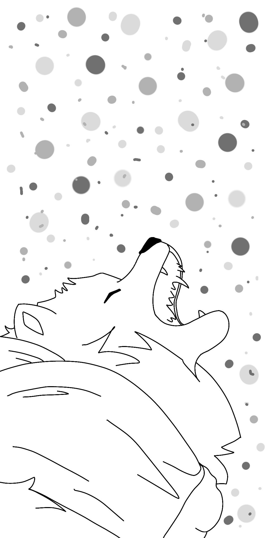 Fluffy boy catching snowflakes | Scrolller