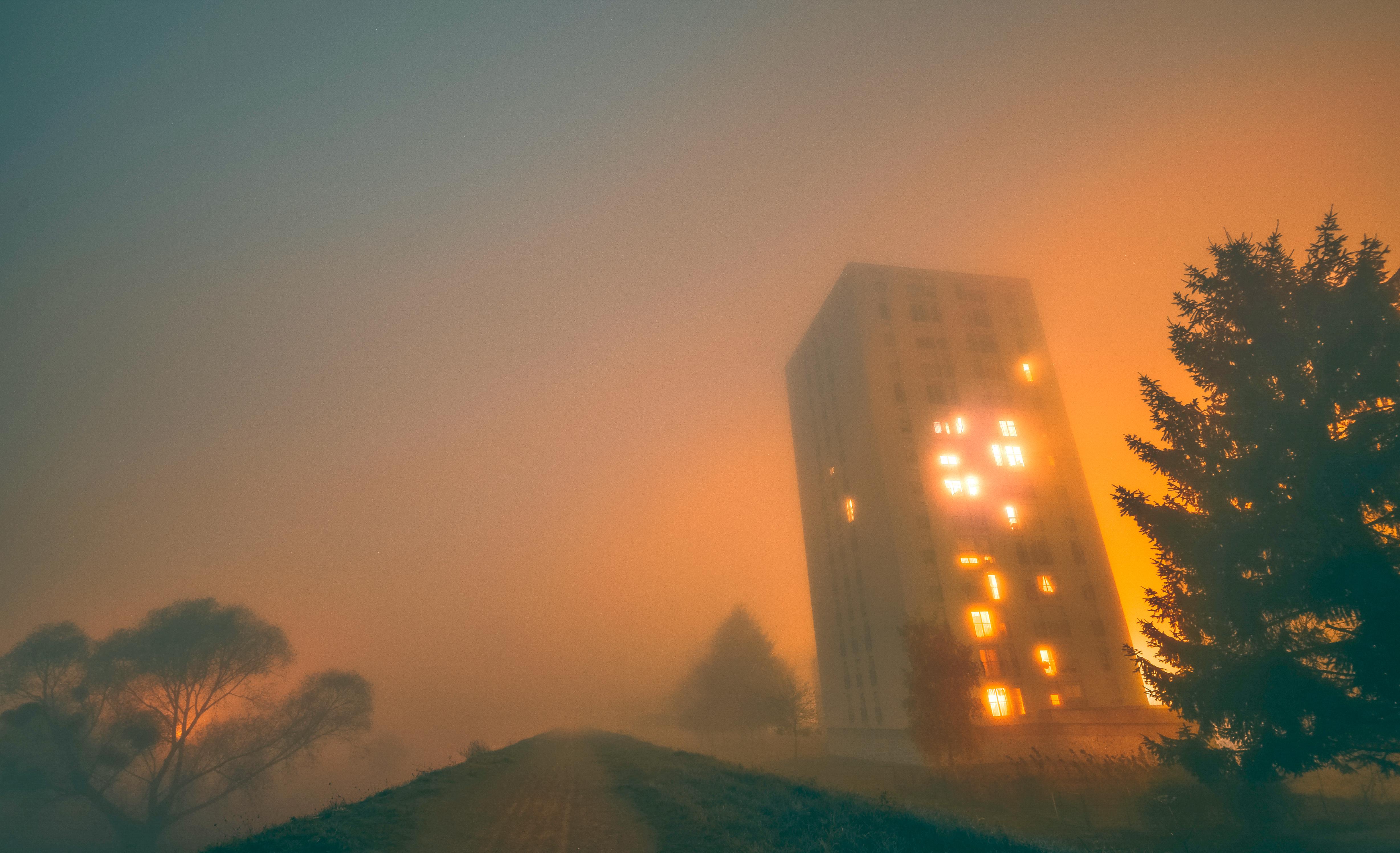 Fog on city - France | Scrolller