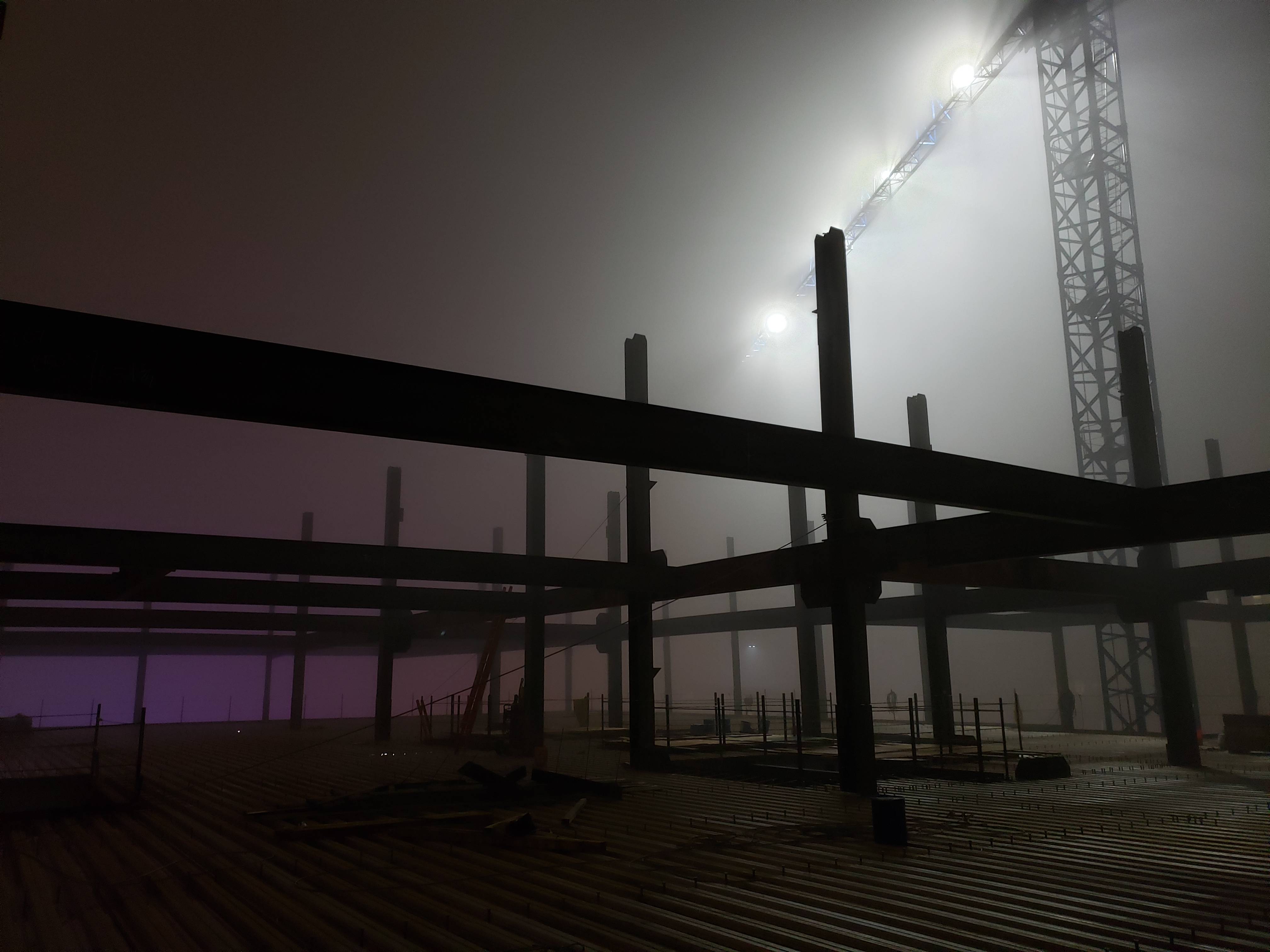 Foggy morning on our new high-rise. | Scrolller