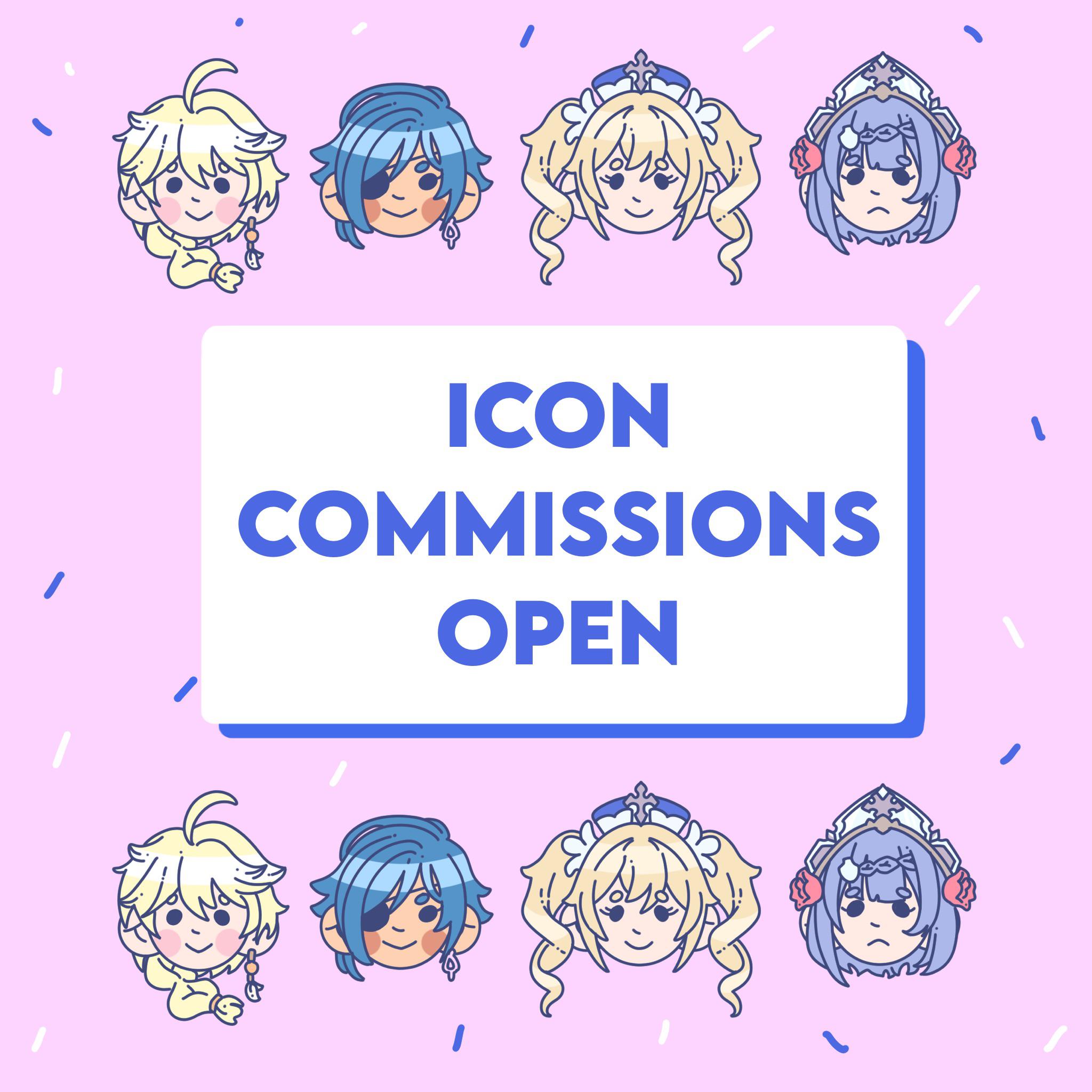 [FOR HIRE] 15 USD chibi icon commissions open! :3c more info in the comment | Scrolller