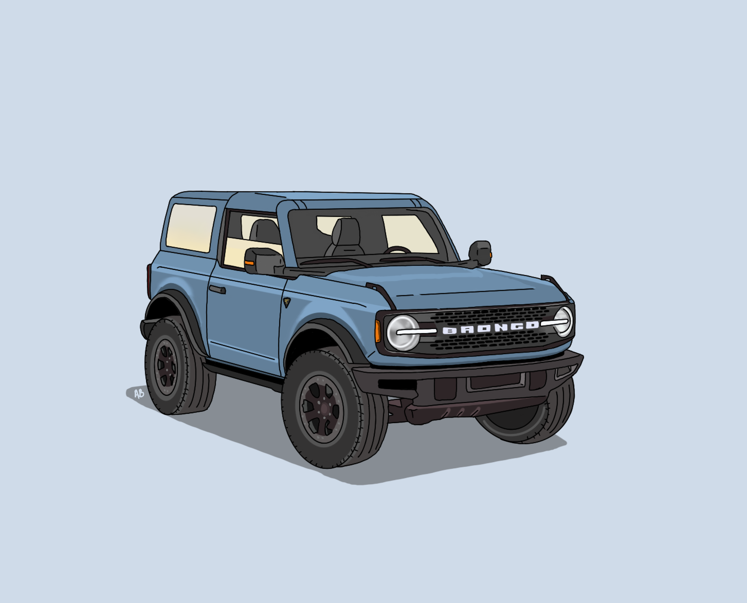 Ford Bronco doodle @cooldredoodles | Scrolller