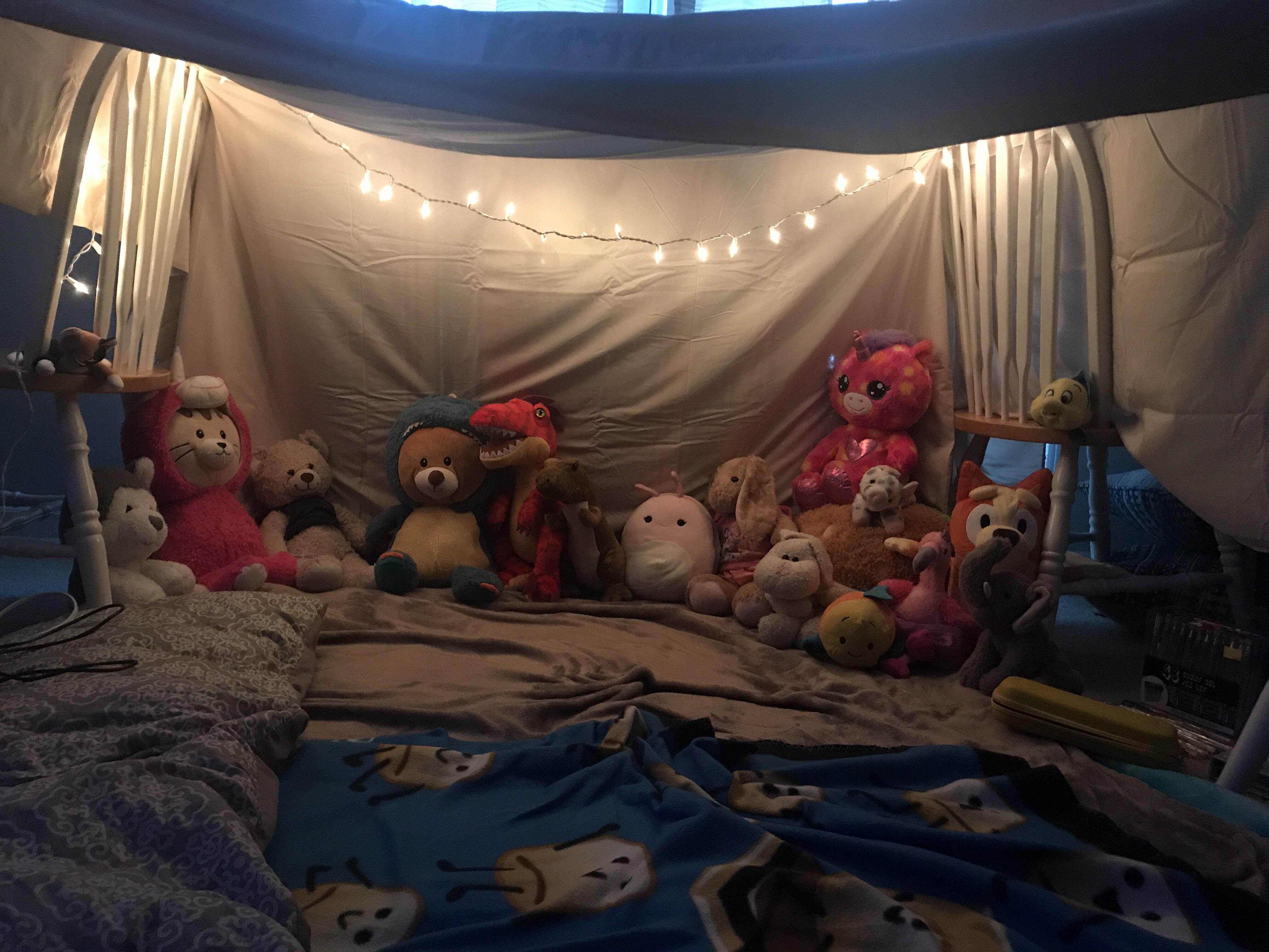 Fort day with my stuffies 😍🥺 | Scrolller
