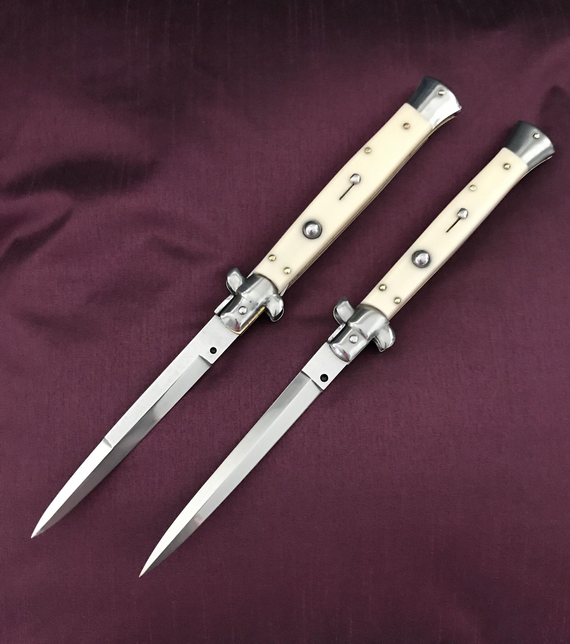 Frank Beltrame 11” Stilettos- Dagger and Bayo. | Scrolller