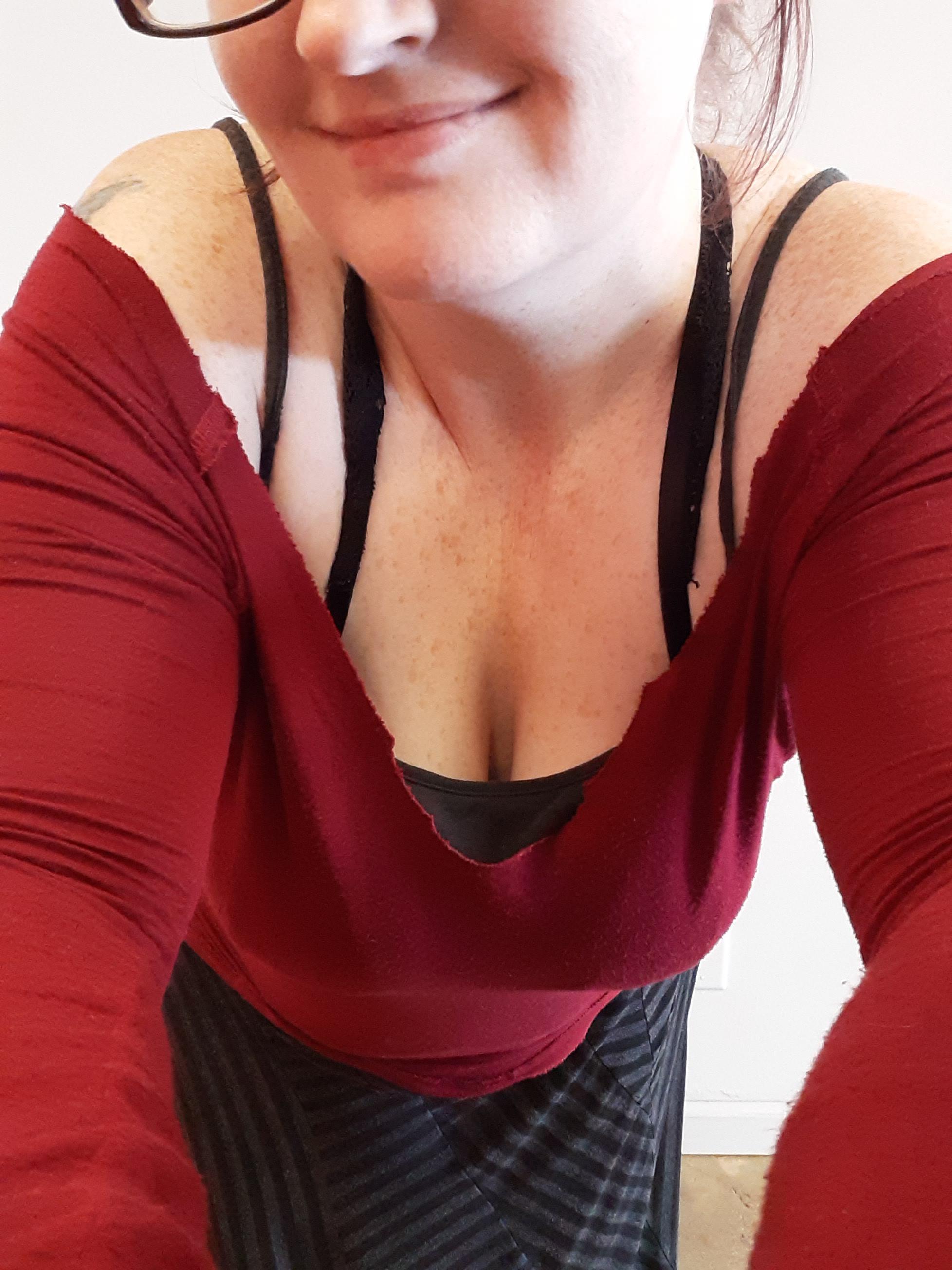 Freckled cleavage | Scrolller