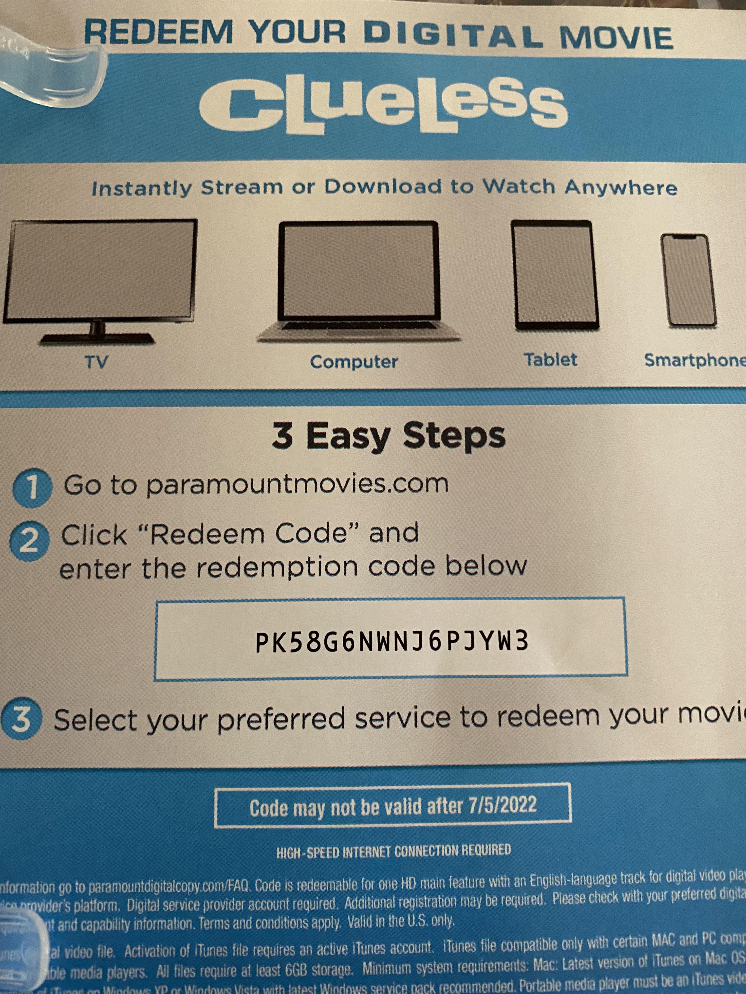 Free Clueless digital code, enjoy! | Scrolller