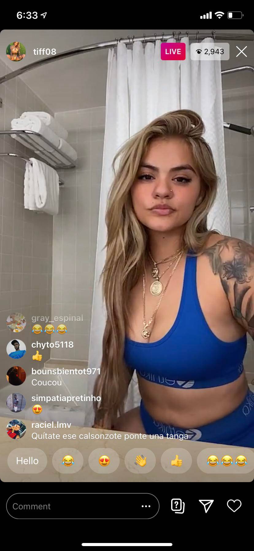 From her IG live | Scrolller