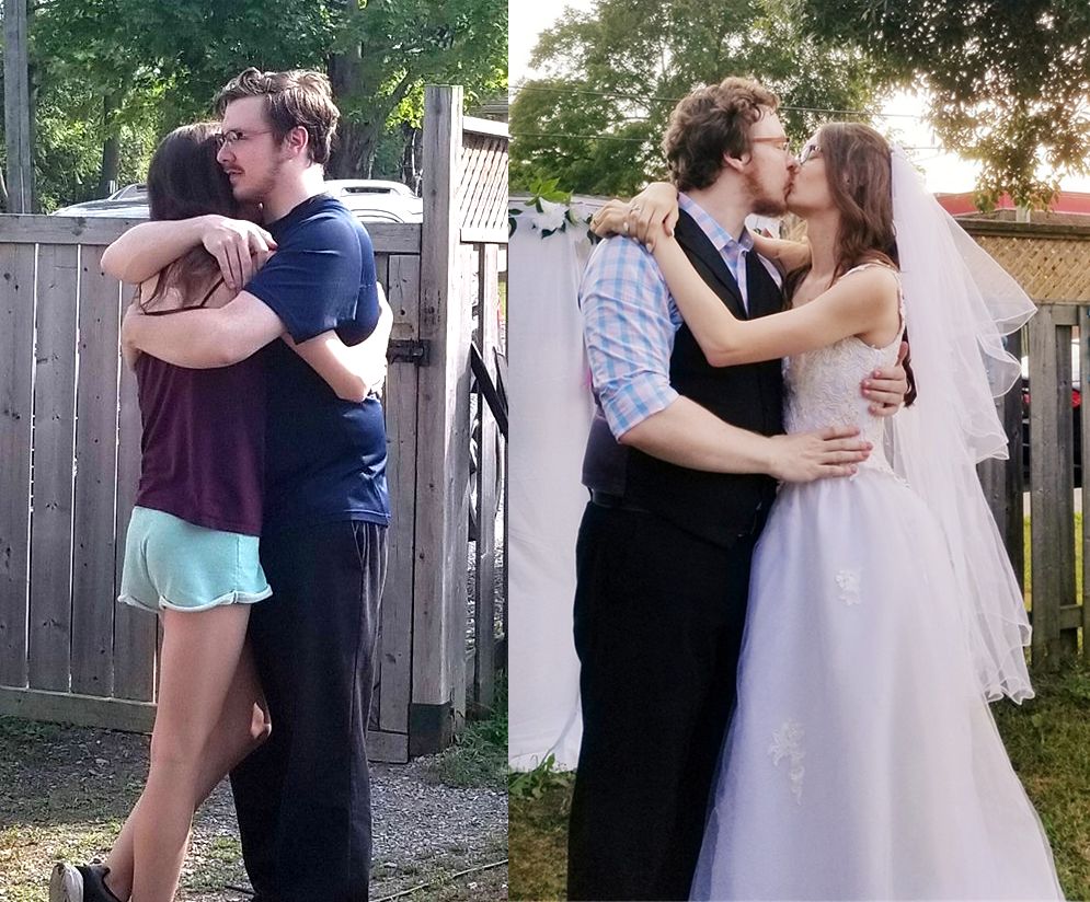 From our first day meeting to our wedding day! We got married in the very spot we first met! I ...