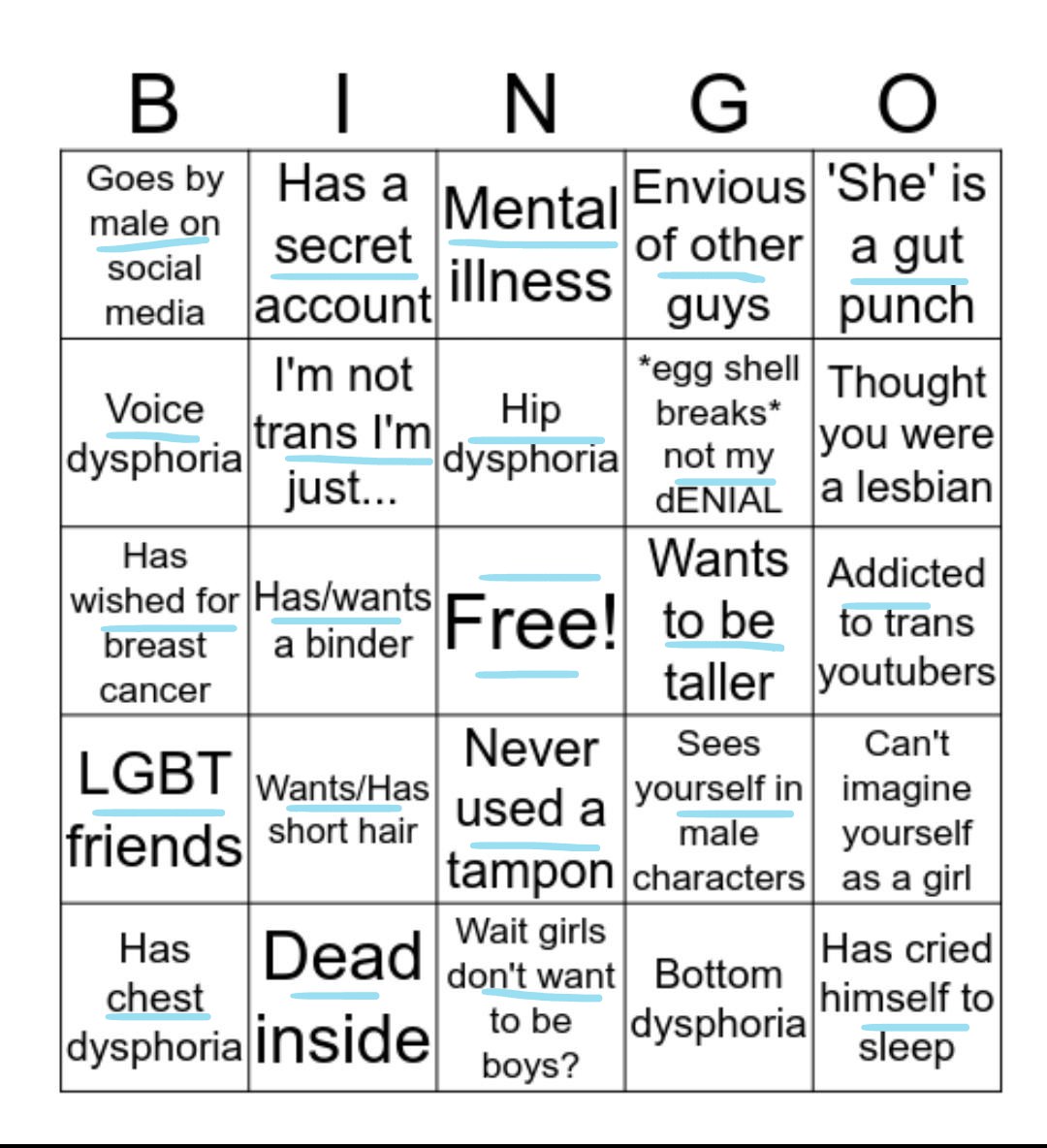 FtM Bingo | Scrolller