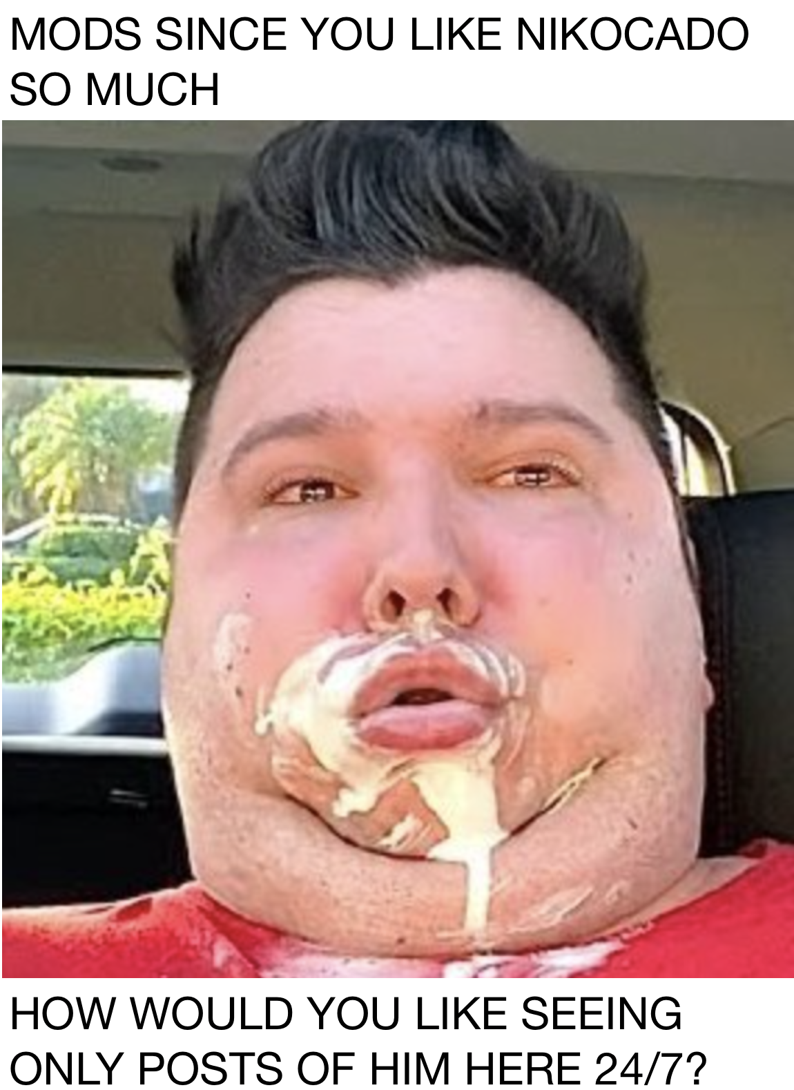 Fuck it lets turn this into a Nikocado fan sub instead. | Scrolller