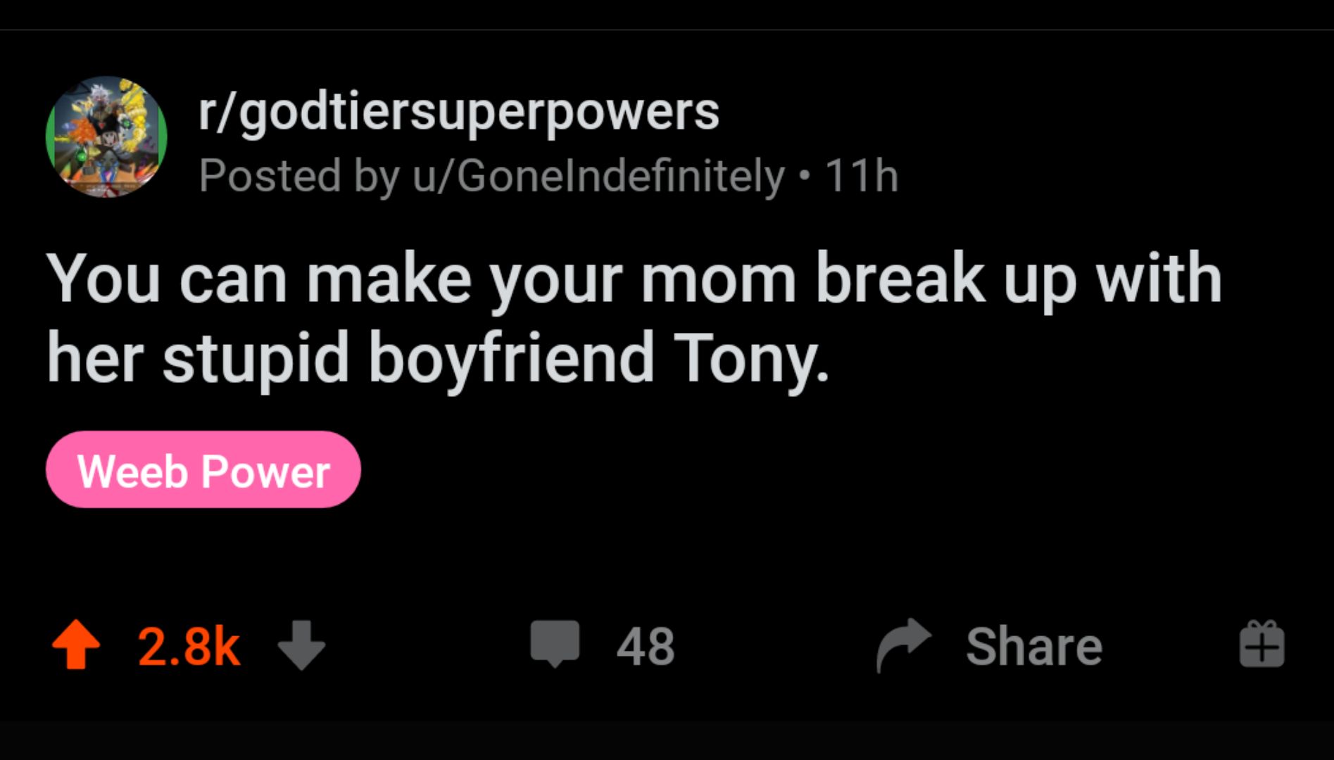 Fuck you Tony | Scrolller