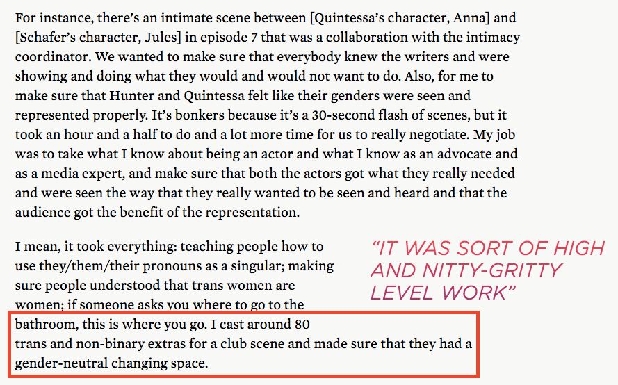 Fun fact: The people in the club scene in episode 7 are all trans and non-binary | Scrolller