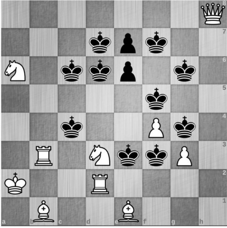 Fun puzzle: white to move and checkmate all black kings in only one move. | Scrolller