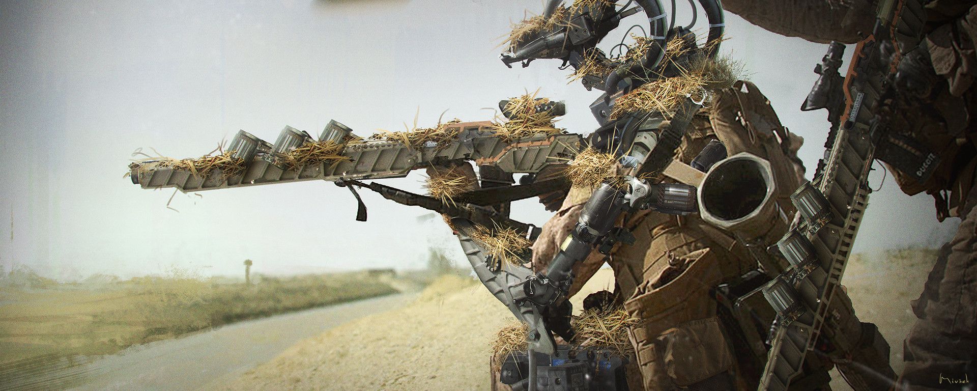 Futuristic Military Droid by Luka Mivsek | Scrolller